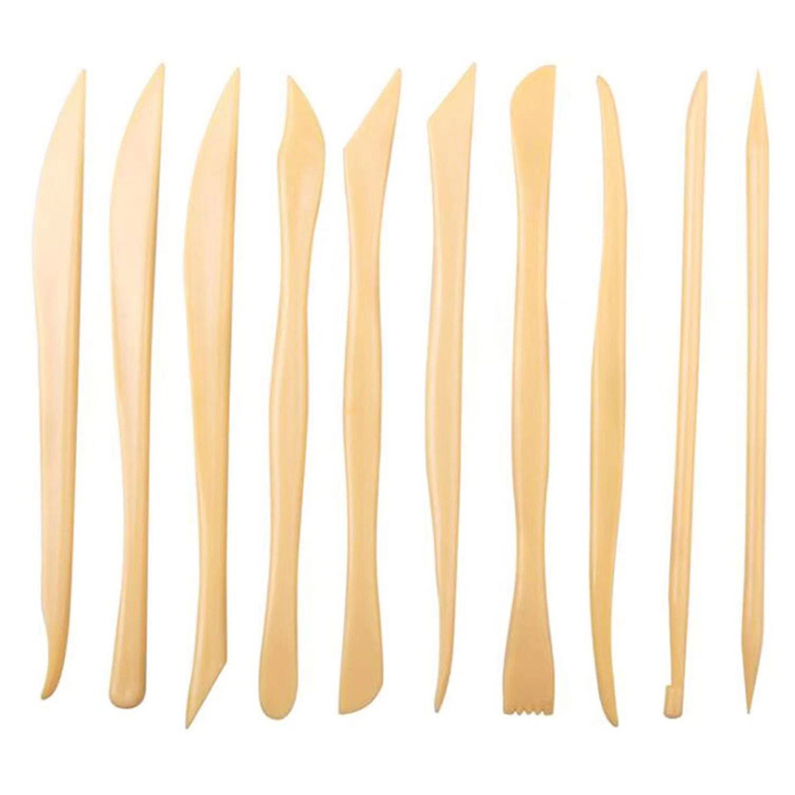 Temacd 10 Pcs/Set Clay Carving Tools Plastic Sculpture No Deformation ...