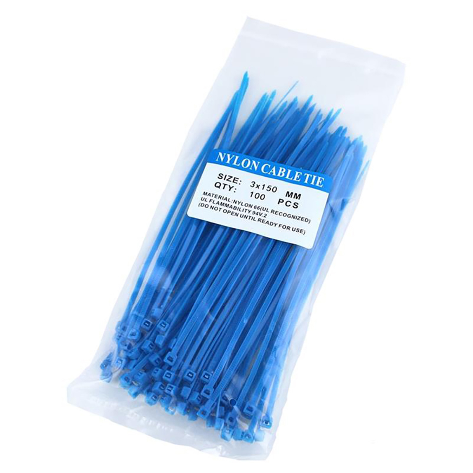 Temacd 100Pcs/Set Cable Ties Self-locking Good Insulation 7 Colors ...