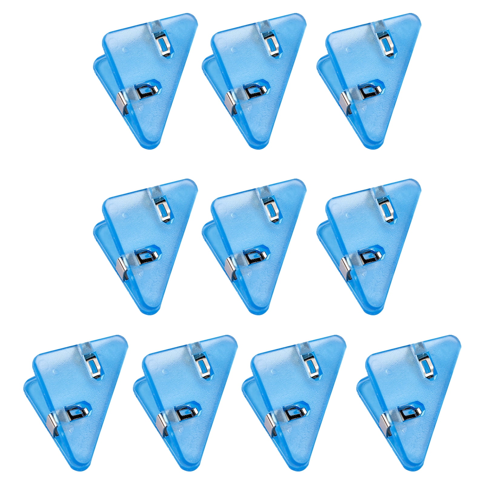 Temacd 10Pcs Triangle Clips Transparent Large Angle Jelly Color ...
