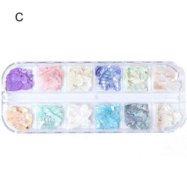 Temacd 1Box Manicure Glitter Thin Convenient Artificial Stone Nail Art ...