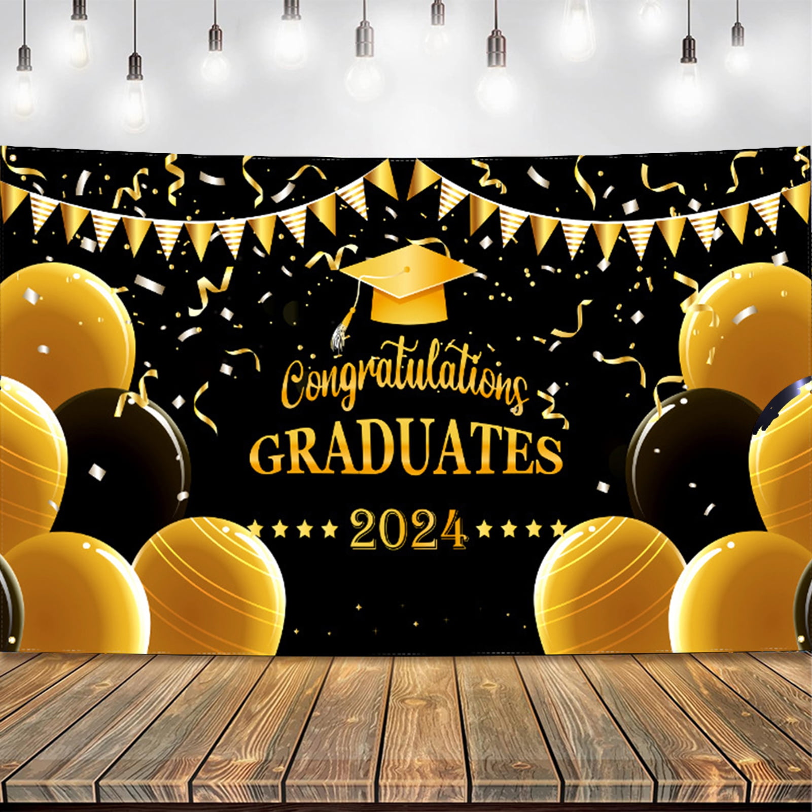 Temacd 2024 Happy Graduation Banner Backdrop Graduation Season ...