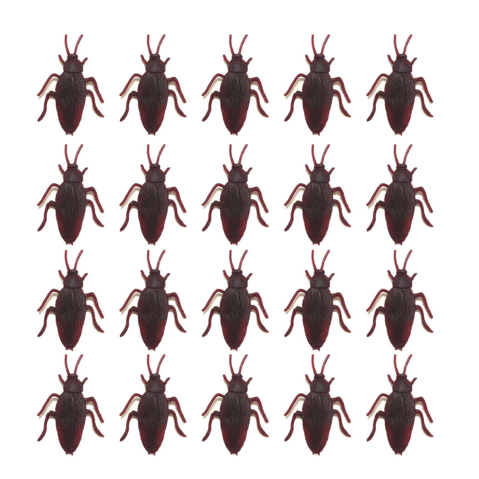 Temacd 20Pcs Fake Roaches Novelty Real-looking Long Lasting Favorite ...