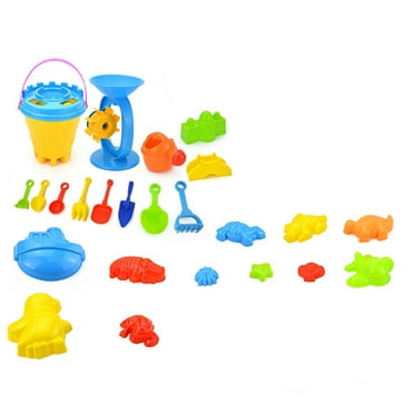 USToyOutlet Sun & Fun Deluxe Beach Sand Mold Set - 35 Pieces - Walmart.com