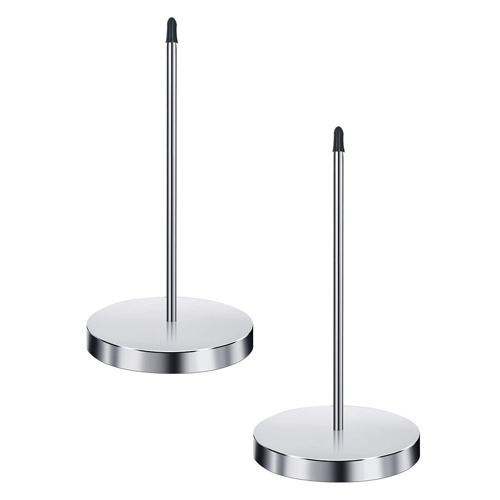 Temacd 2Pcs Metal Receipt Bill Paper Note Holder Spike with Stand ...