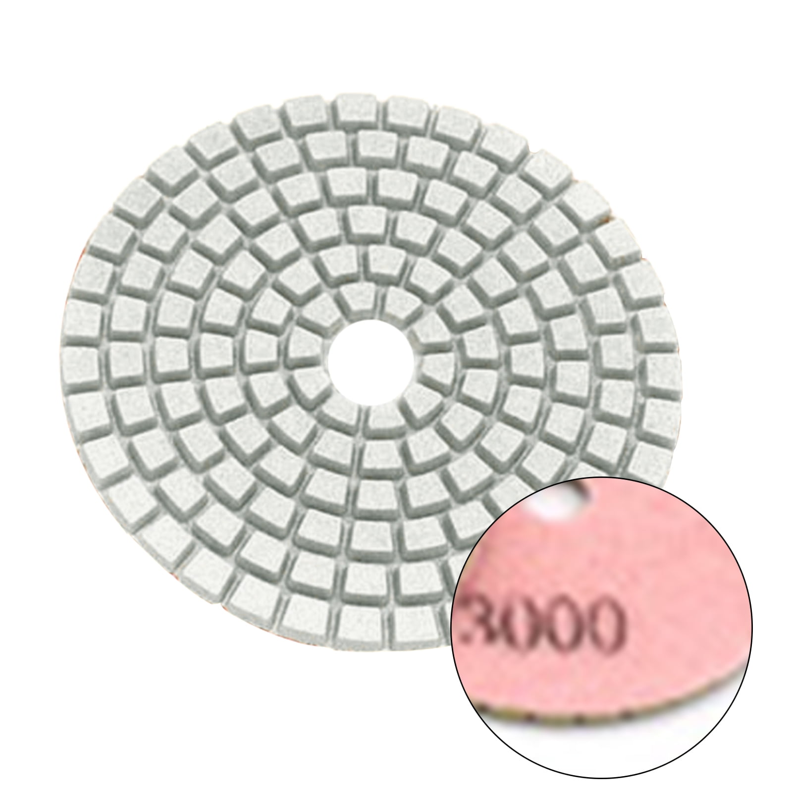 Temacd 3 Inch Sanding Grinding Disc Wet Polishing Pads for Tile Marble ...