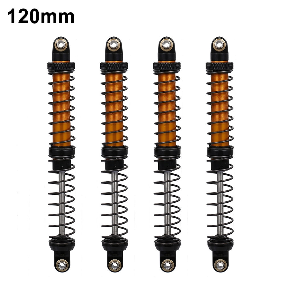 Temacd 4Pcs 120mm Universal Alloy Shock Absorber Damper for 1/10 RC Car ...