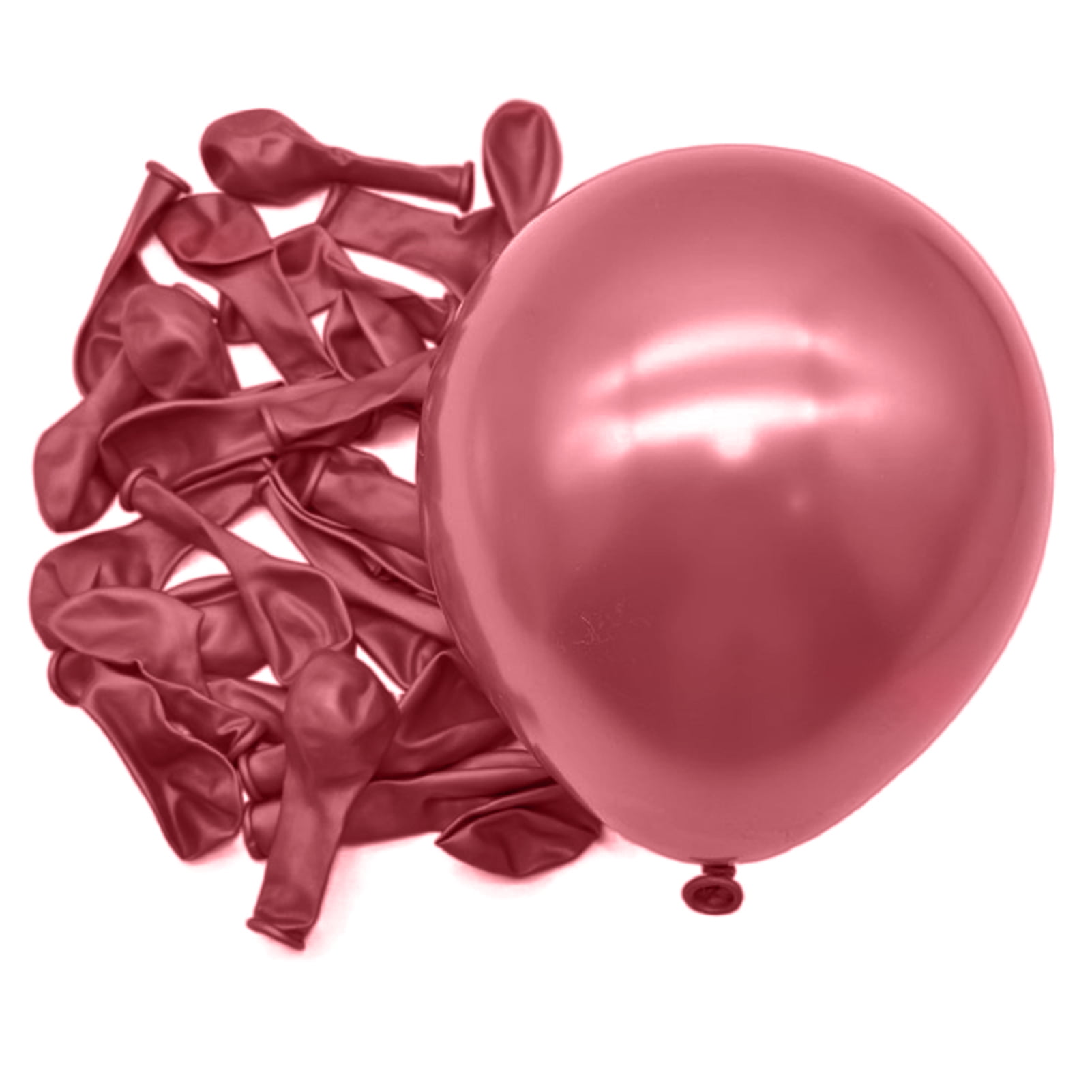 Temacd 50Pcs 5 Inches Metallic Balloon Shiny Multi-colors Thicker ...