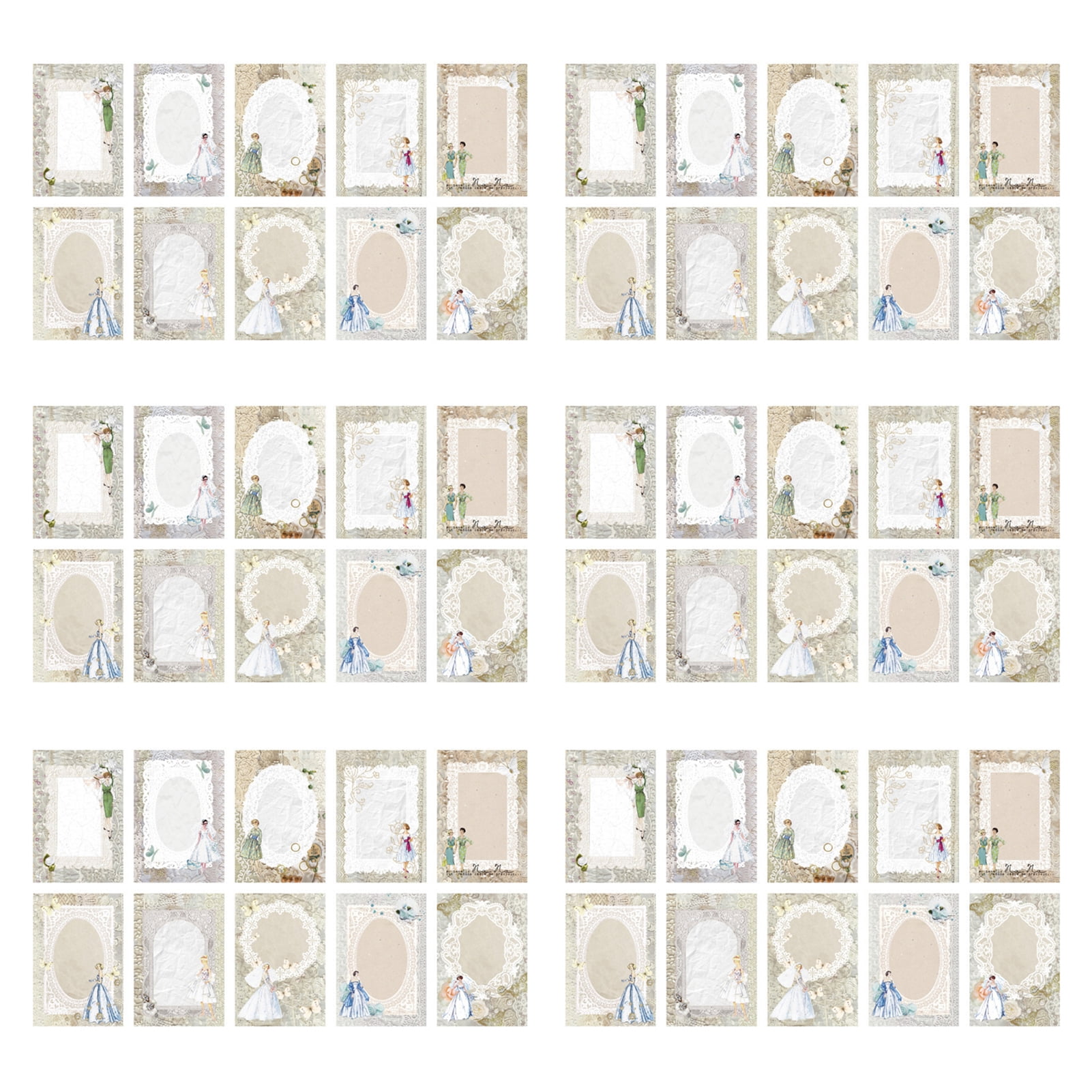 Temacd 60 Sheets Memo Pads Vintage Space-time Stationery Series Smooth ...