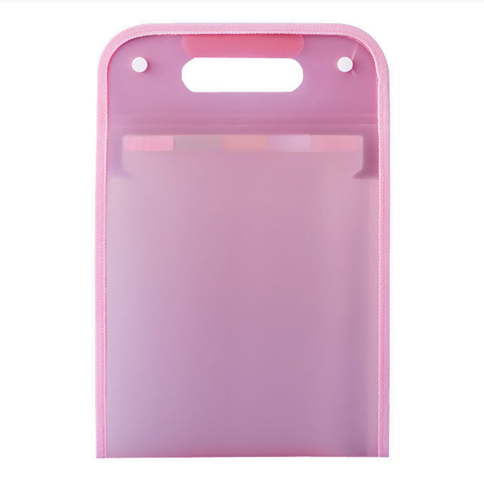 Temacd A4 File Folder Vertical 13 Pockets Snap Button Portable ...