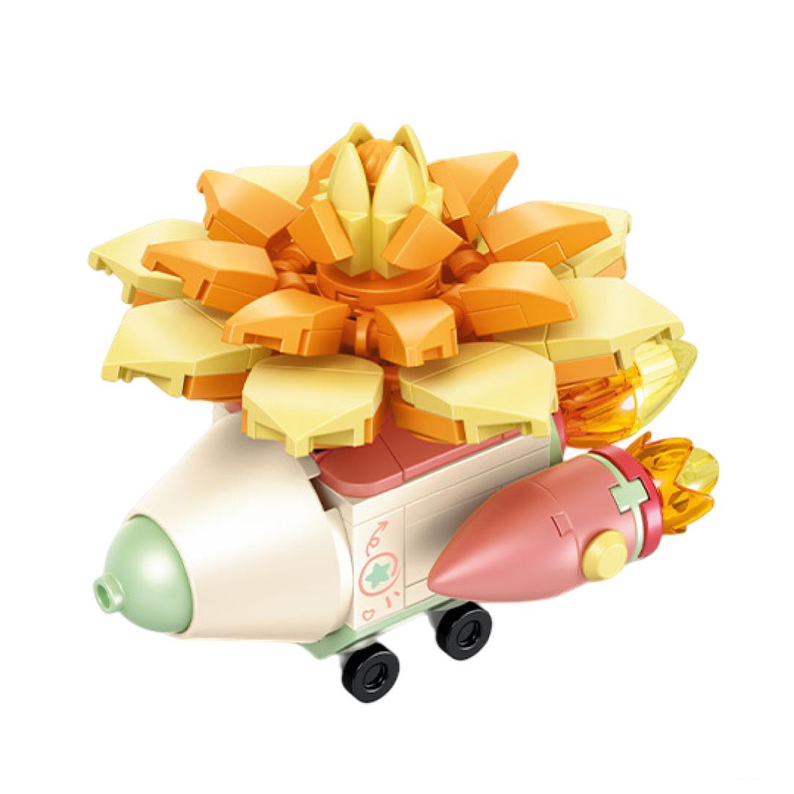 Temacd Building Blocks Potted Plant Educational Assembly DIY Desktop ...