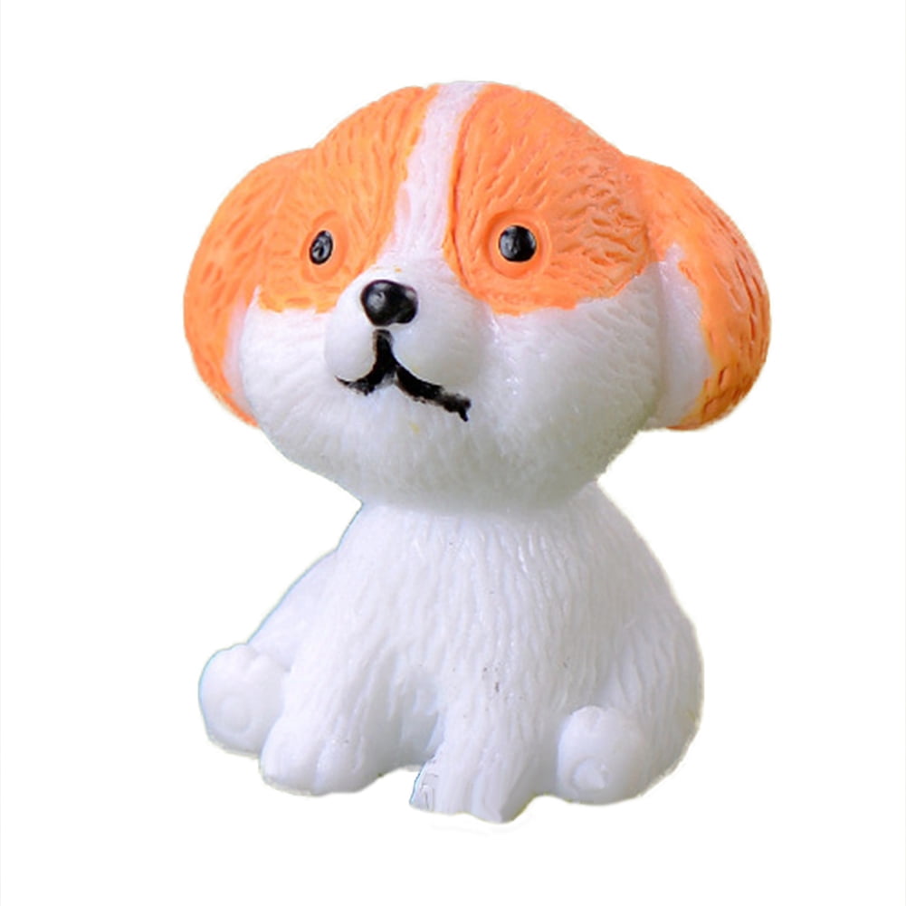 Temacd Cartoon Dog Miniature Landscape Decoration Resin Crafts Ornament ...
