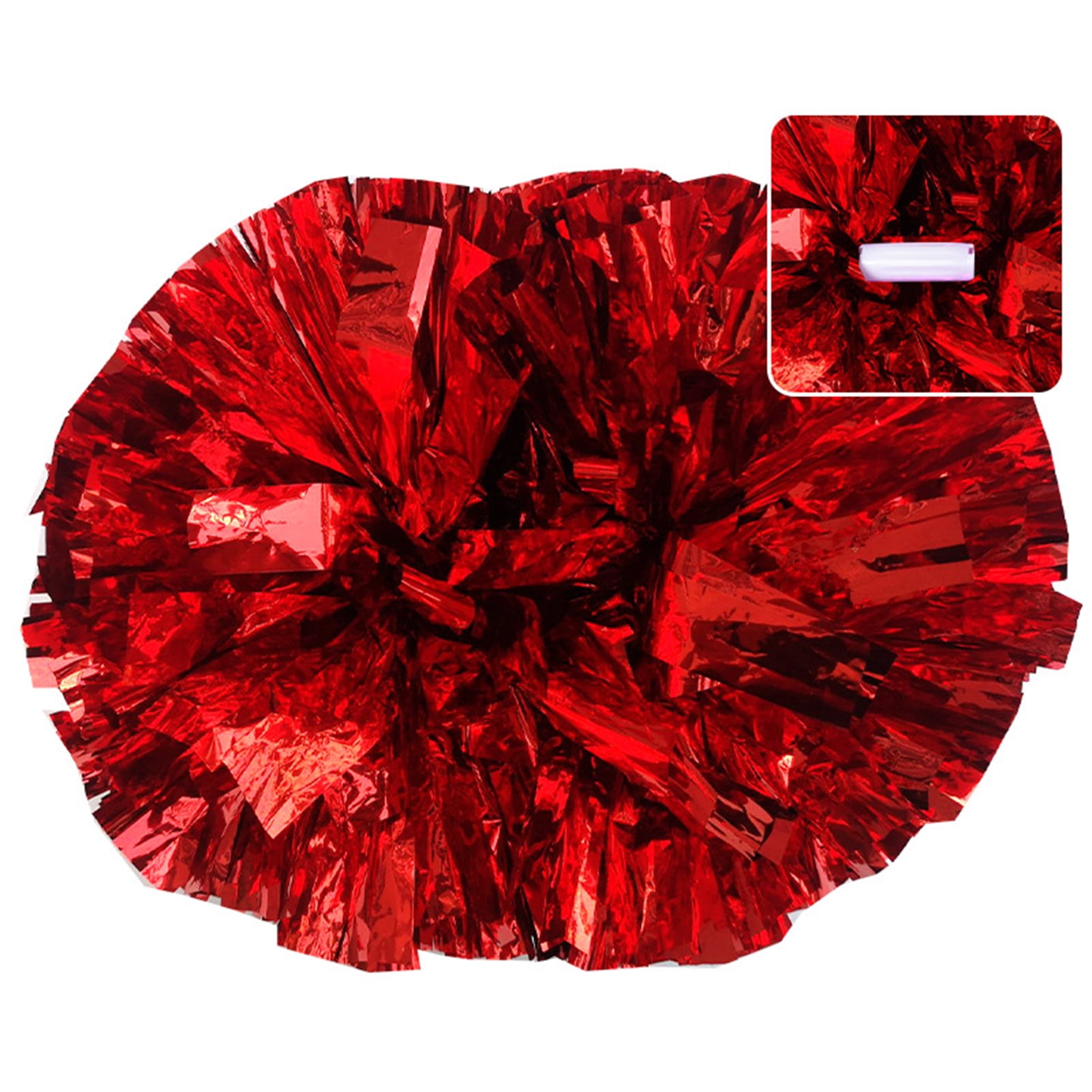 Temacd Cheerleading Pom Poms Shining Contrast Color Decorative with ...
