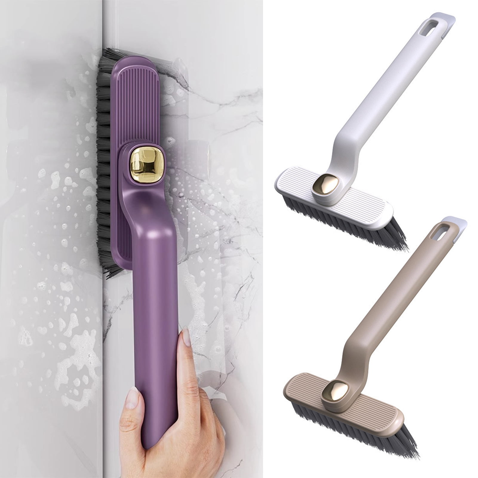 Temacd Crevice Gap Brush with Ergonomic Handle No Dead Corners Hard ...