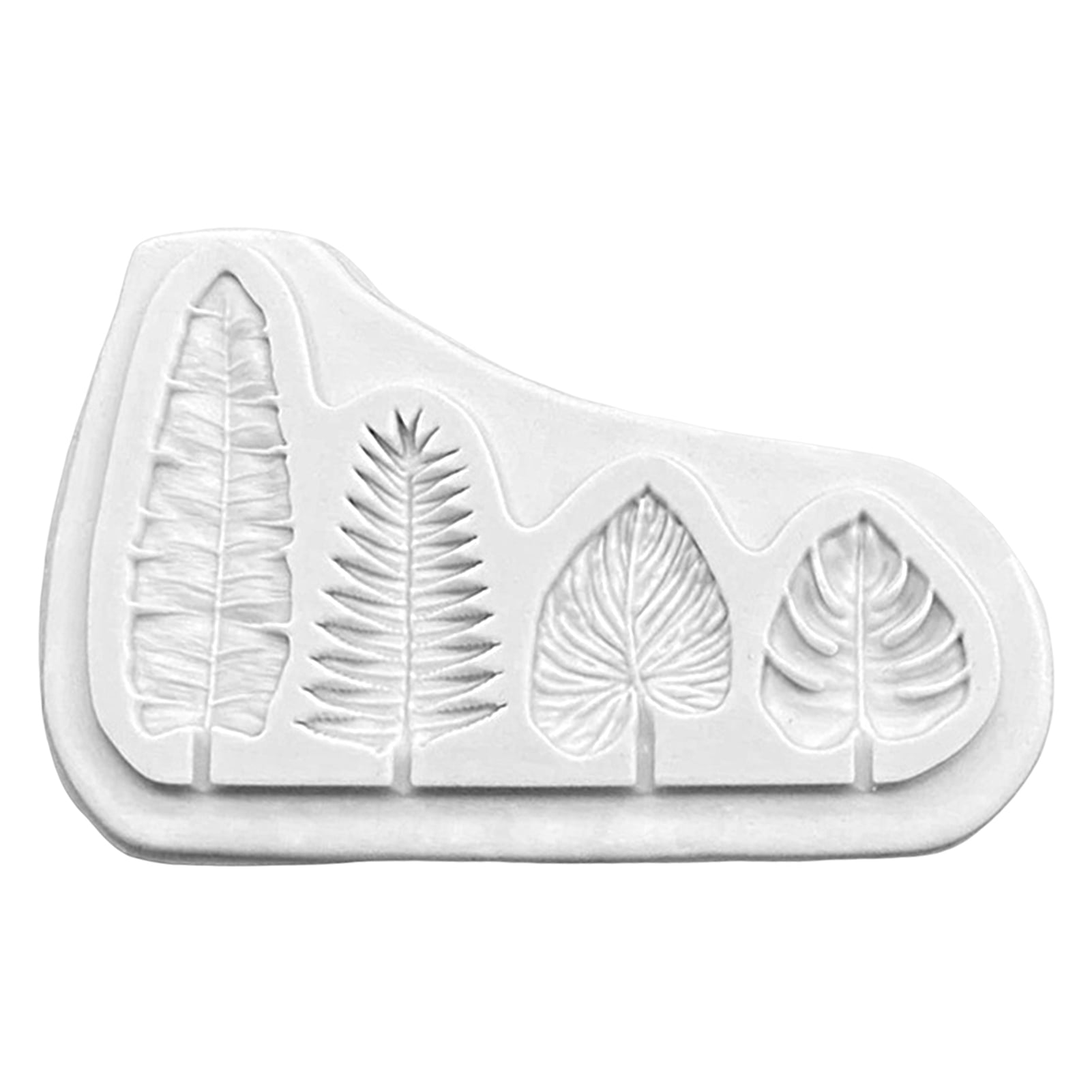 Temacd Dessert Mold Food Grade Heat-Resistant Silicone 3D DIY Leaf ...