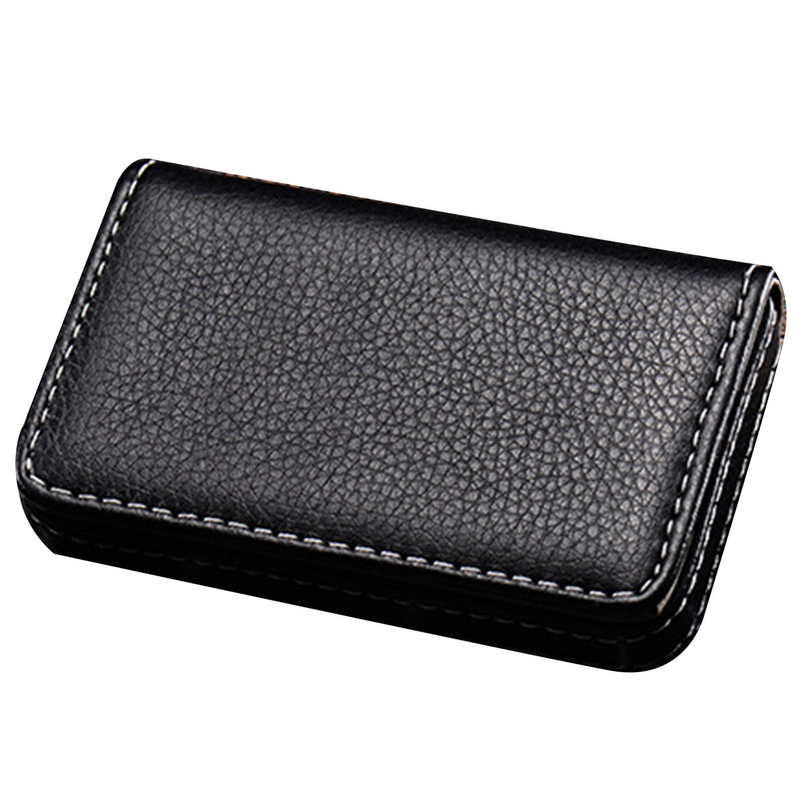 Temacd Faux Leather Business Card Holder Name Card Organizer with ...