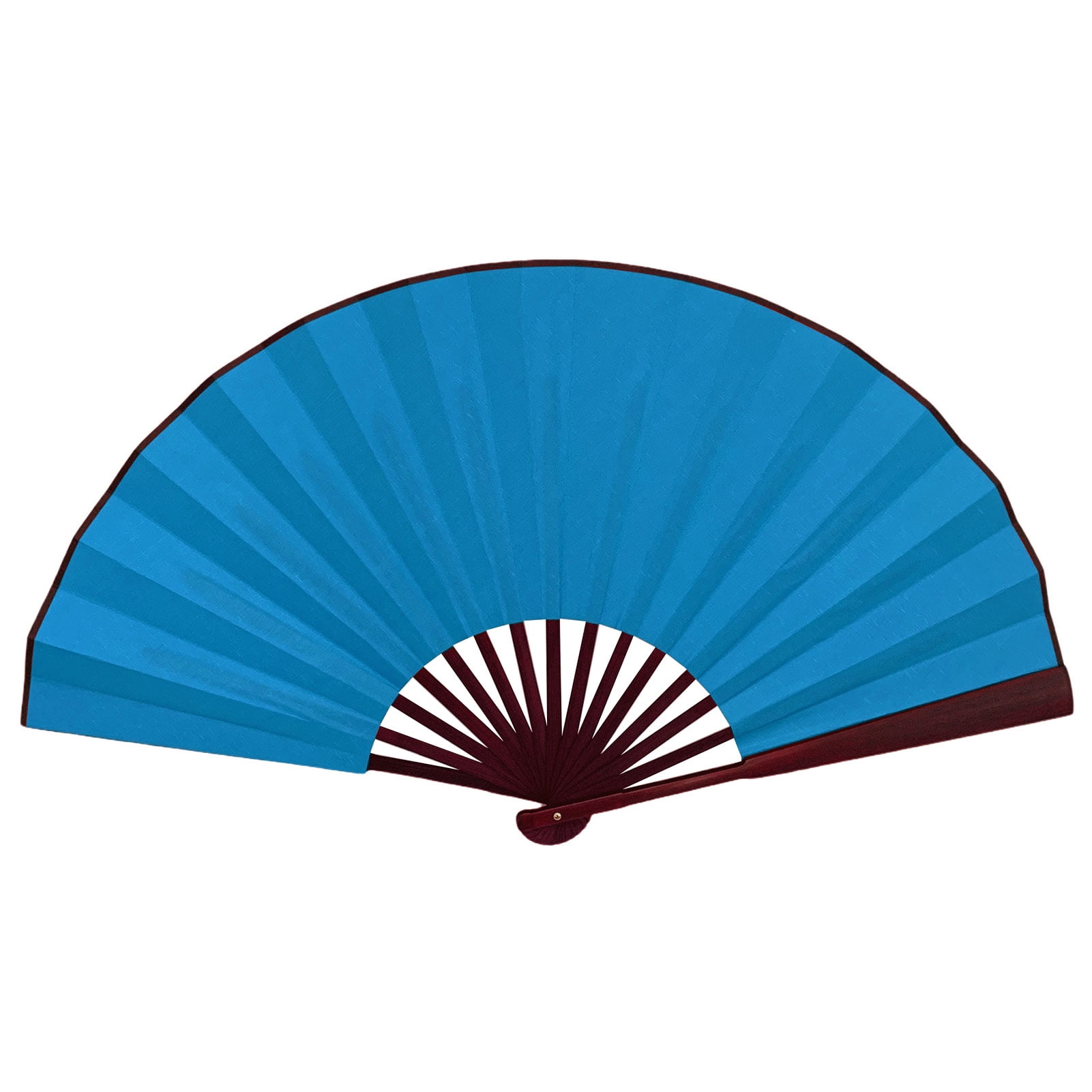 Temacd Folding Fan Smooth Opening Decorative Bamboo Frame 10 Inches ...
