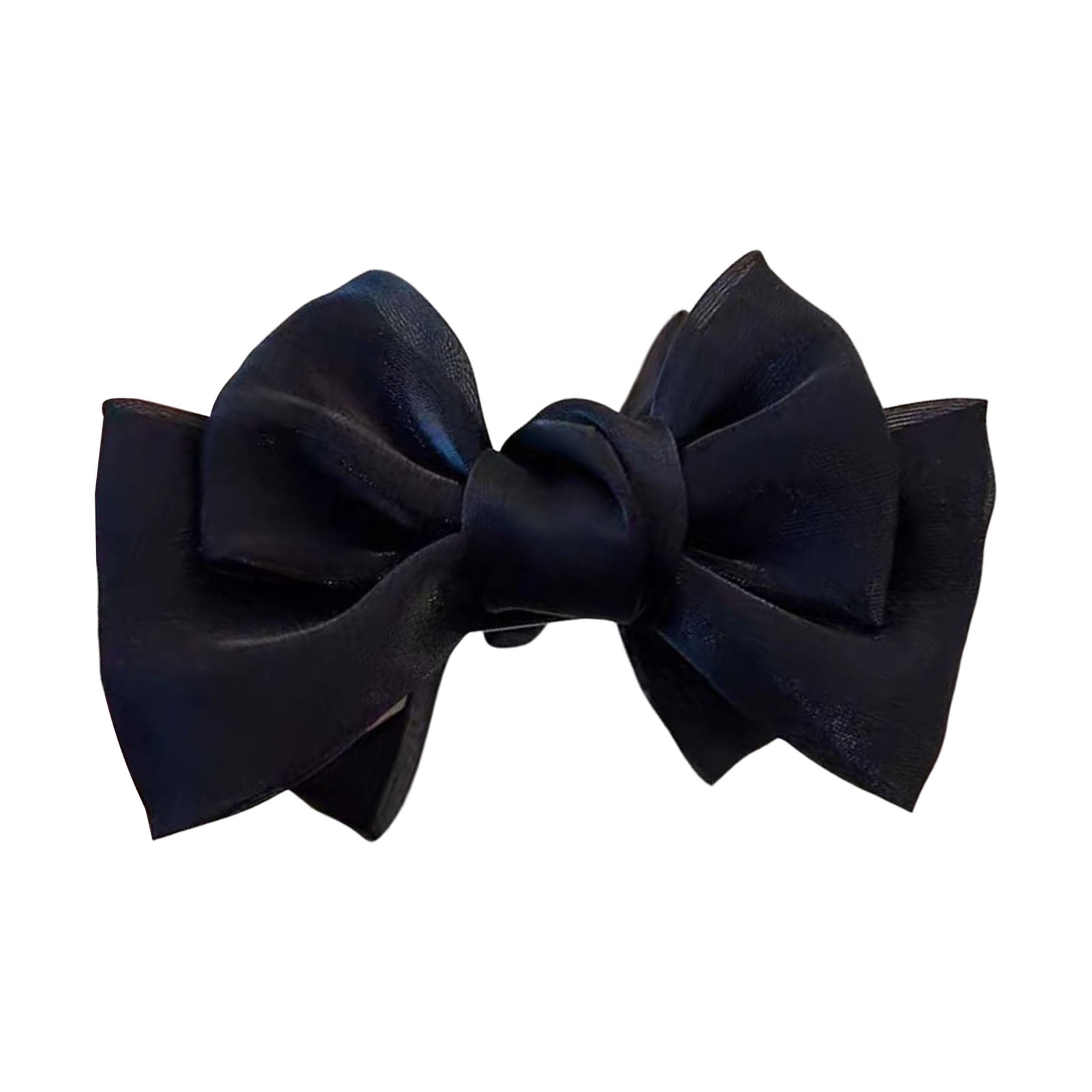 Temacd Lady Hair Claw Elastic Spring Anti-slip Strong Claw Big Bow-knot ...