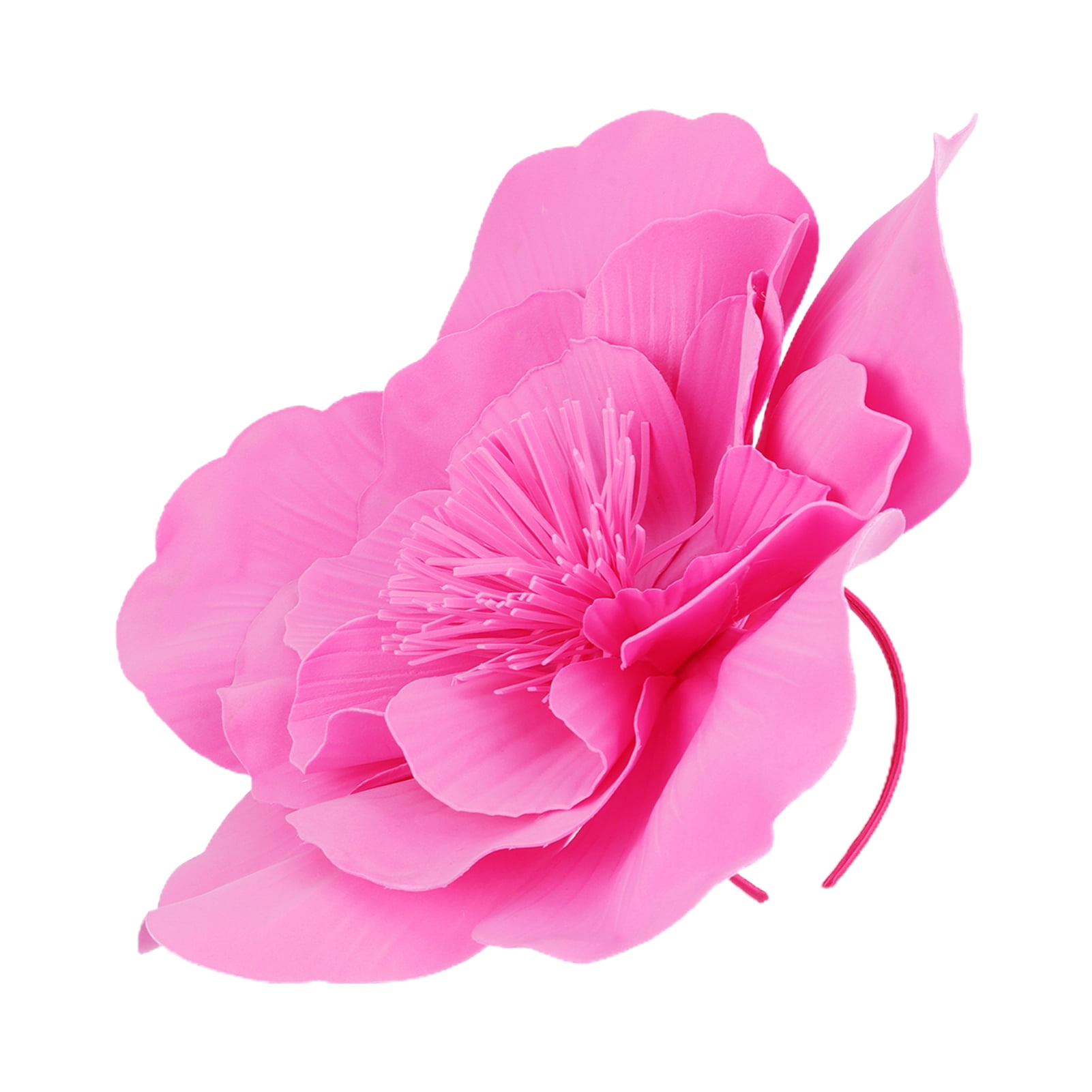 Temacd Large Flower Decor Hair Band Headband Fascinator Hat Headdress ...