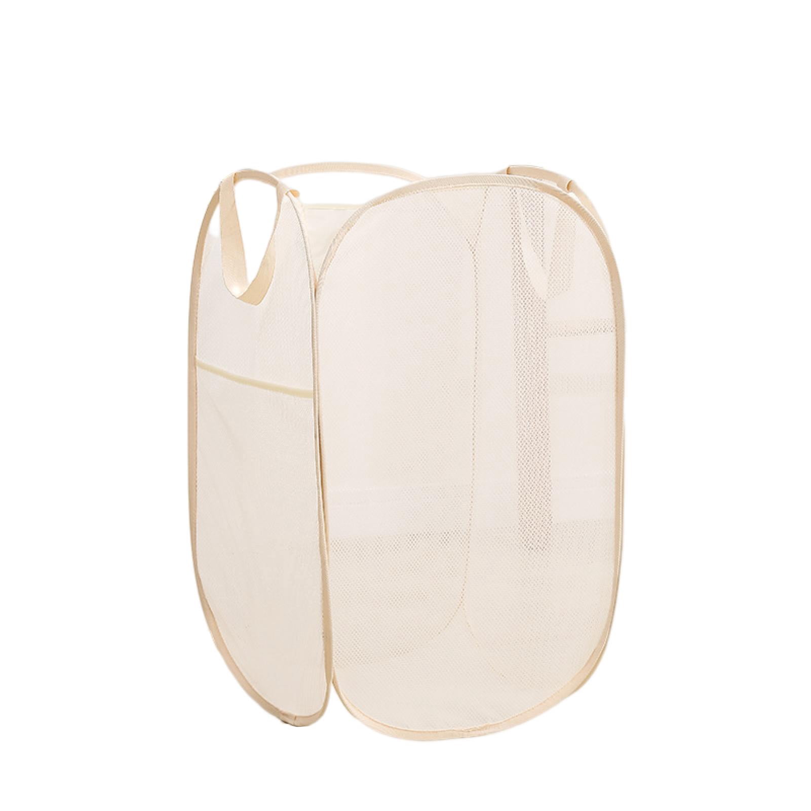 Temacd Laundry Storage Bin Mesh Design Portable Handles Fine Sewing ...