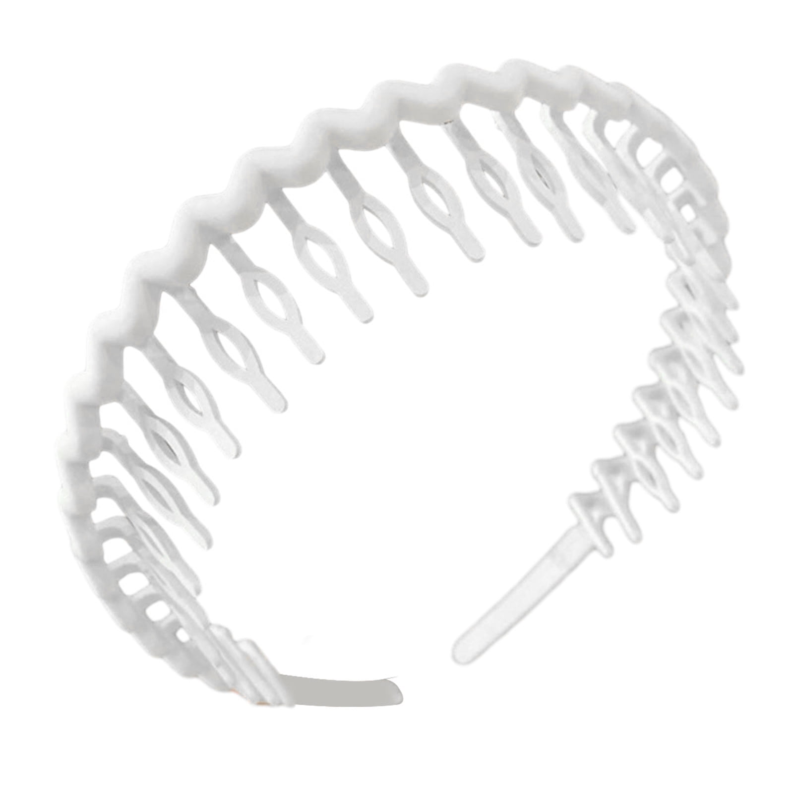 Temacd Long Toothed Headwear Frosted Candy Color Anti-slip Geometric ...