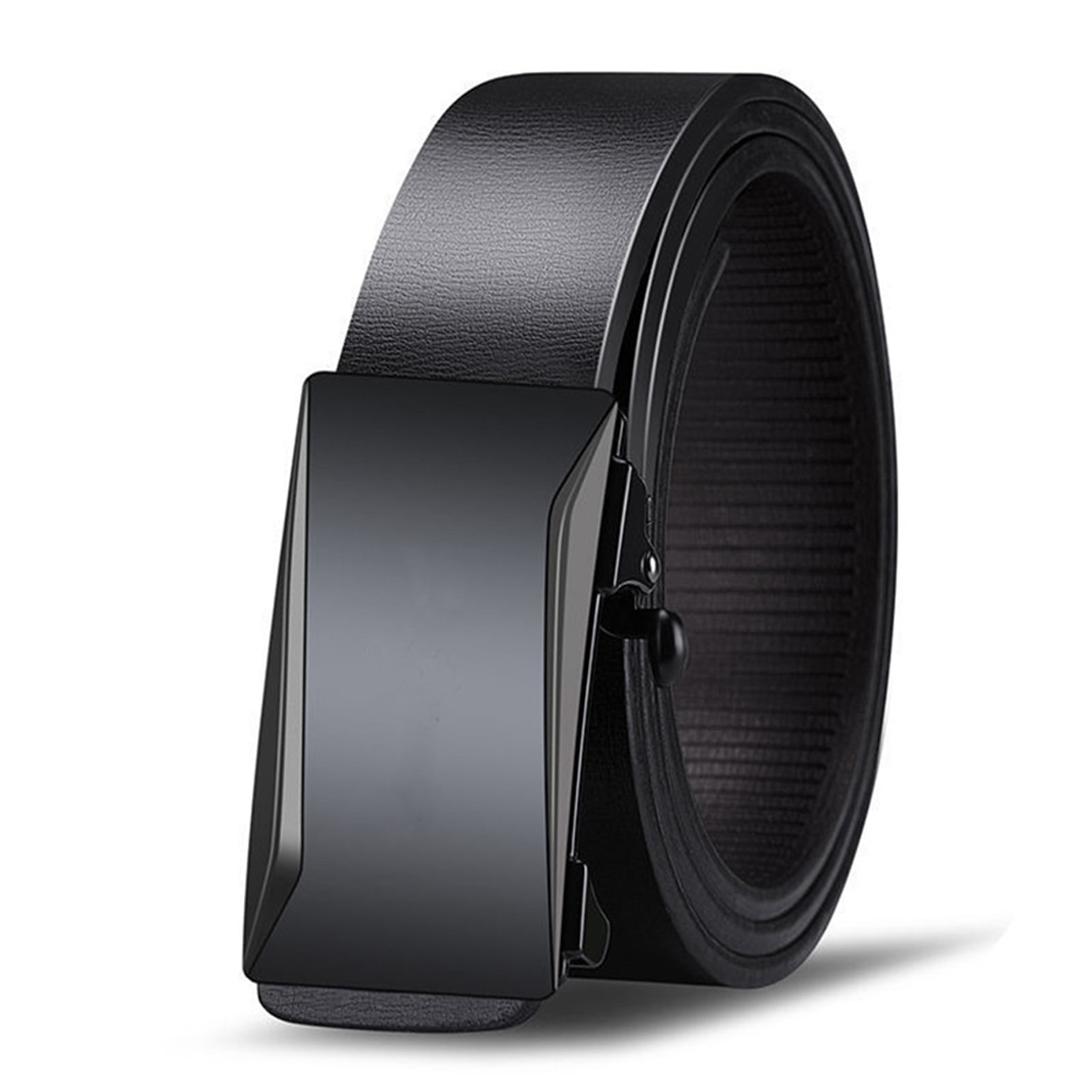 Temacd Men Belt Multipurpose Automatic Buckle Formal Faux Leather ...