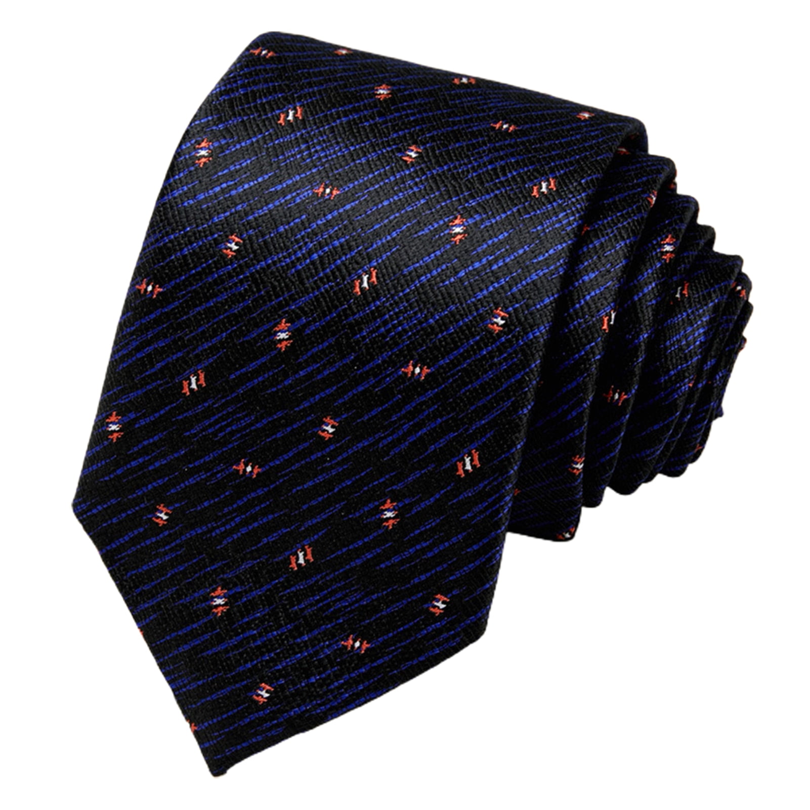 Temacd Men Business Tie Lightweight Smooth Adjustable Formal Different ...