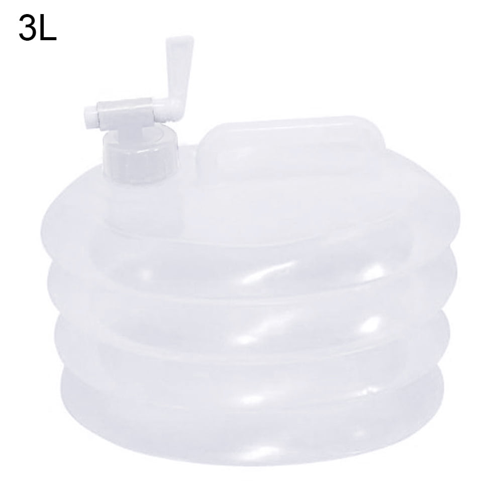 Temacd Outdoor Clear Car Collapsible Water Bucket Kettle Bottle with ...