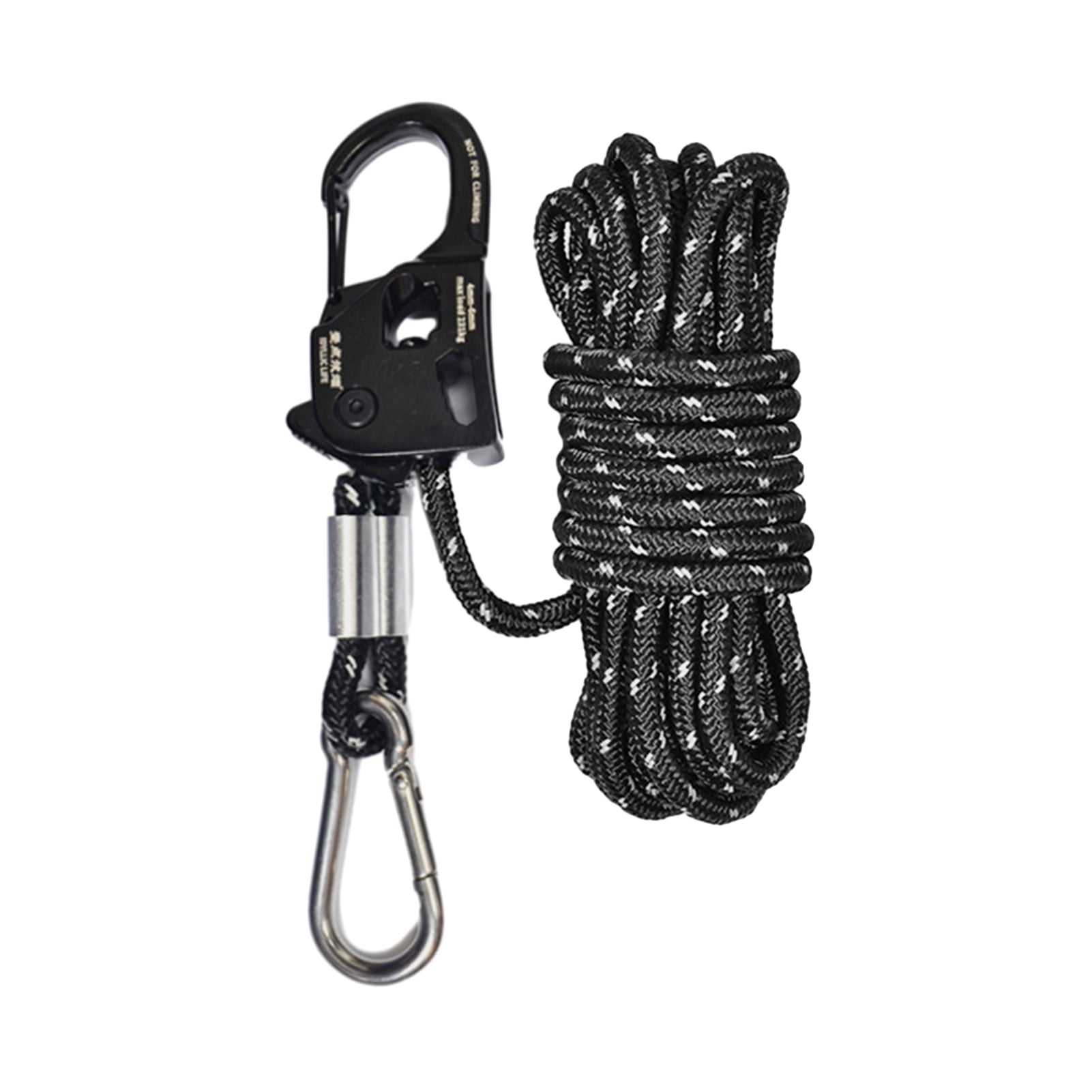 Temacd Outdoor Equipment Tool，Tent Rope Tightener，with Carabiner Clip ...