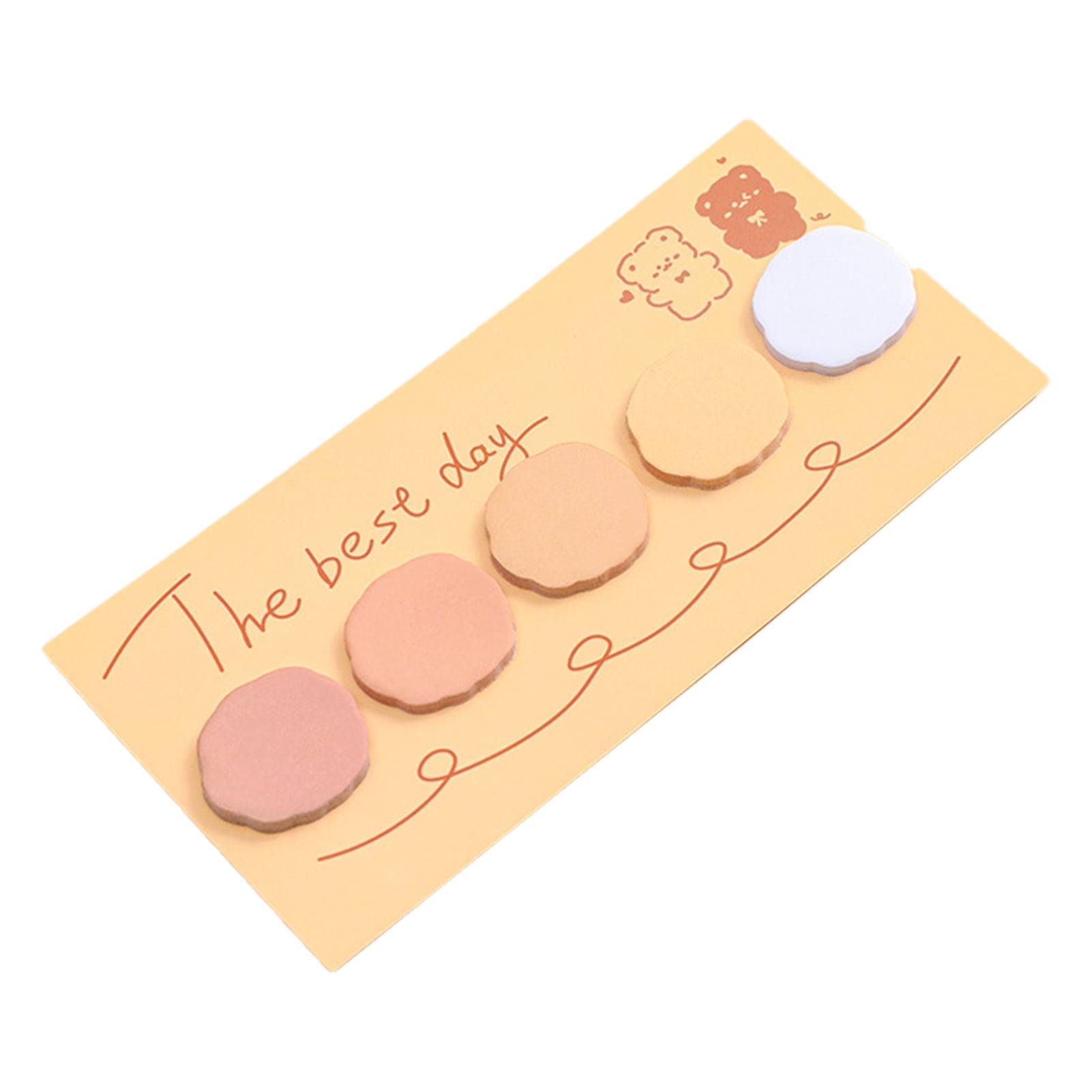 Temacd Page Stickers Self-adhesive Simple Style Student Memo Pad Label ...