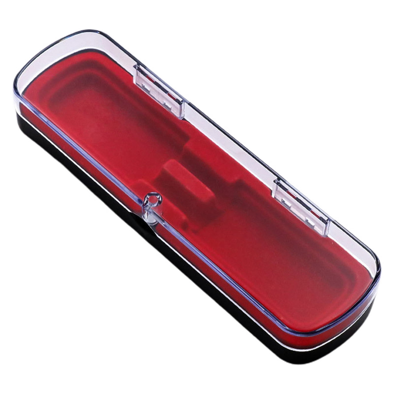 Temacd Pencil Box Stylish Transparent Lid Pencil Case with Magnetic ...