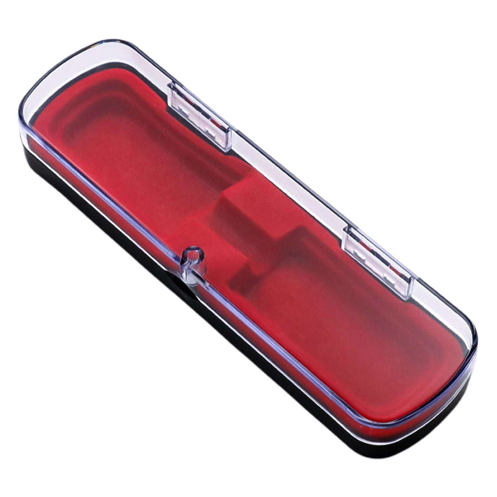 Temacd Pencil Box Stylish Transparent Lid Pencil Case with Magnetic ...