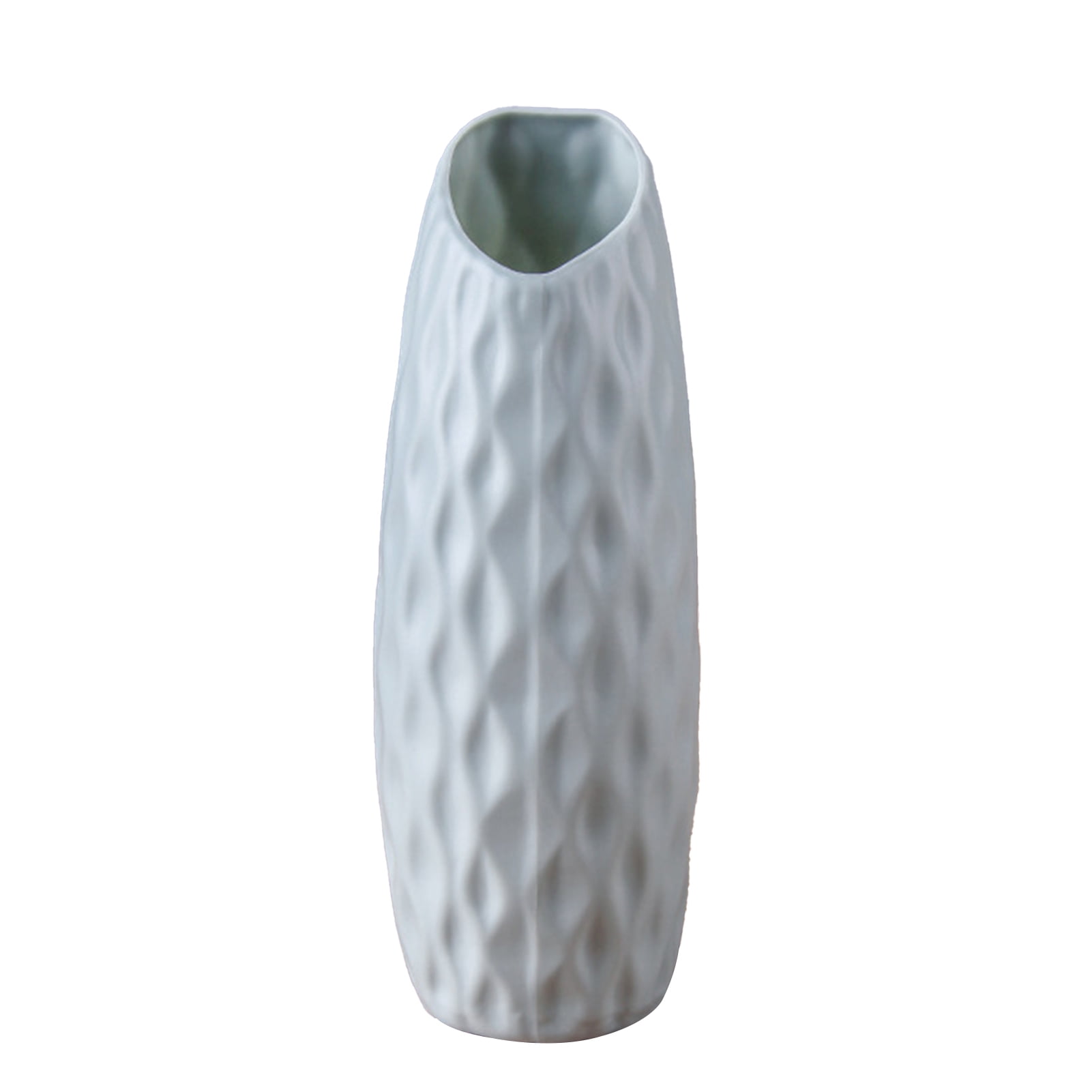 Temacd Plastic Vase Creative Compact Nordic Centerpiece Ceramic Look ...