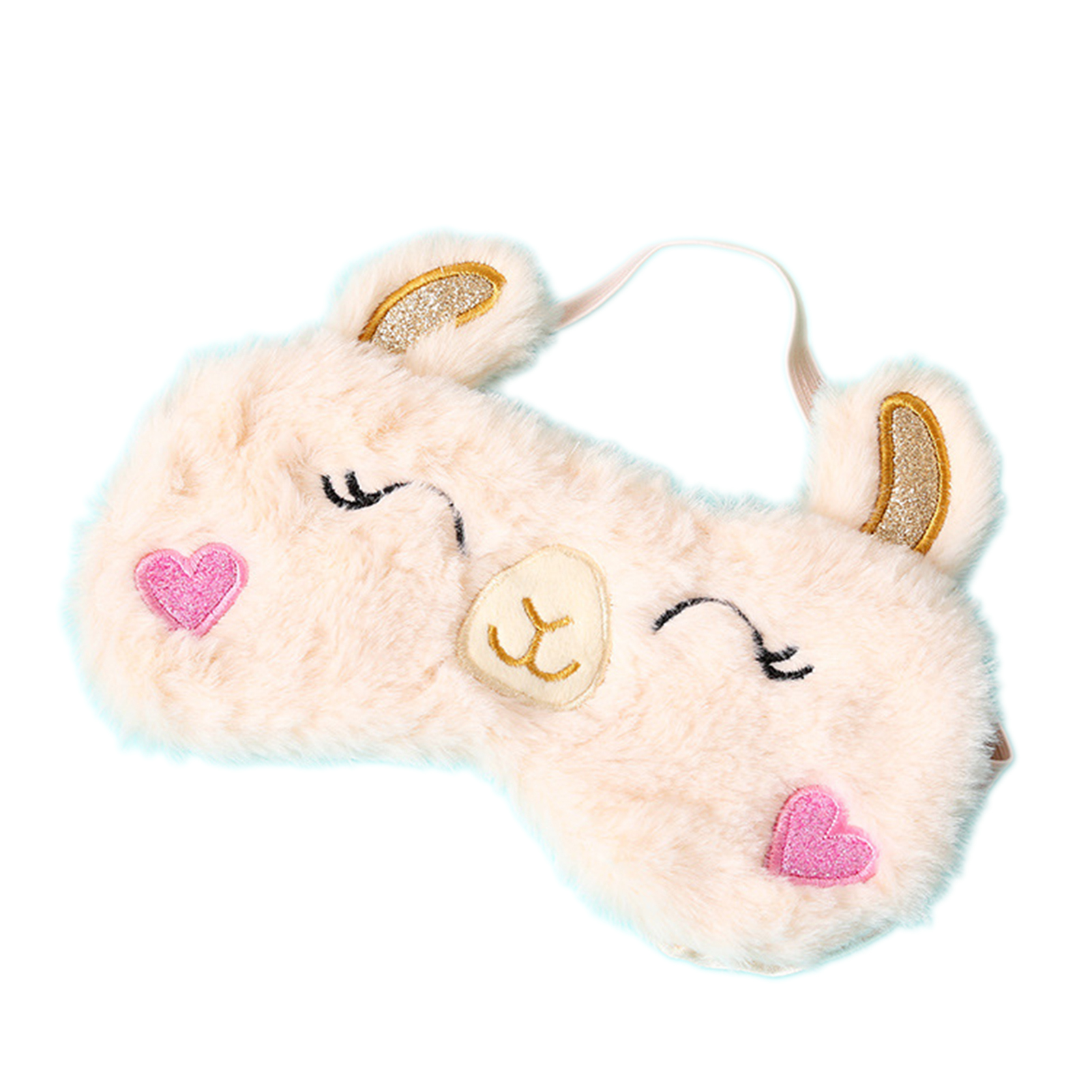Temacd Plush Eye Cover Animal Style Lights Shading Skin-Friendly Plush ...