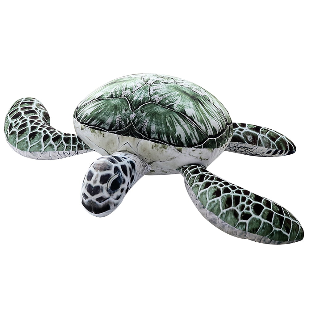 Temacd Realistic Ocean Sea Turtle Tortoise Plush Soft Stuffed Animal ...
