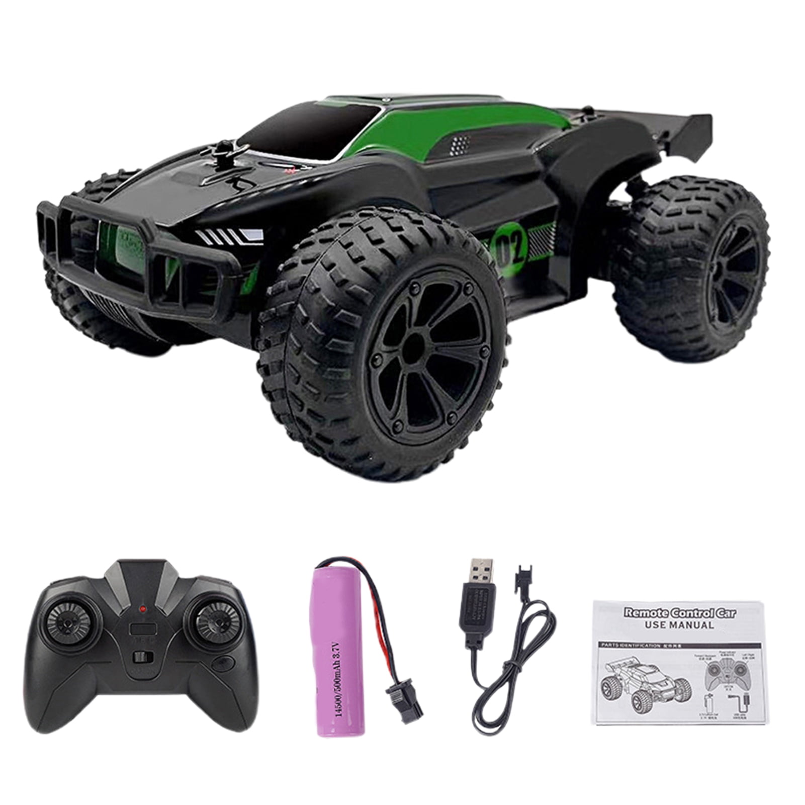 Temacd Remote Control Car with Lights Cool Styling Rechargeable High ...