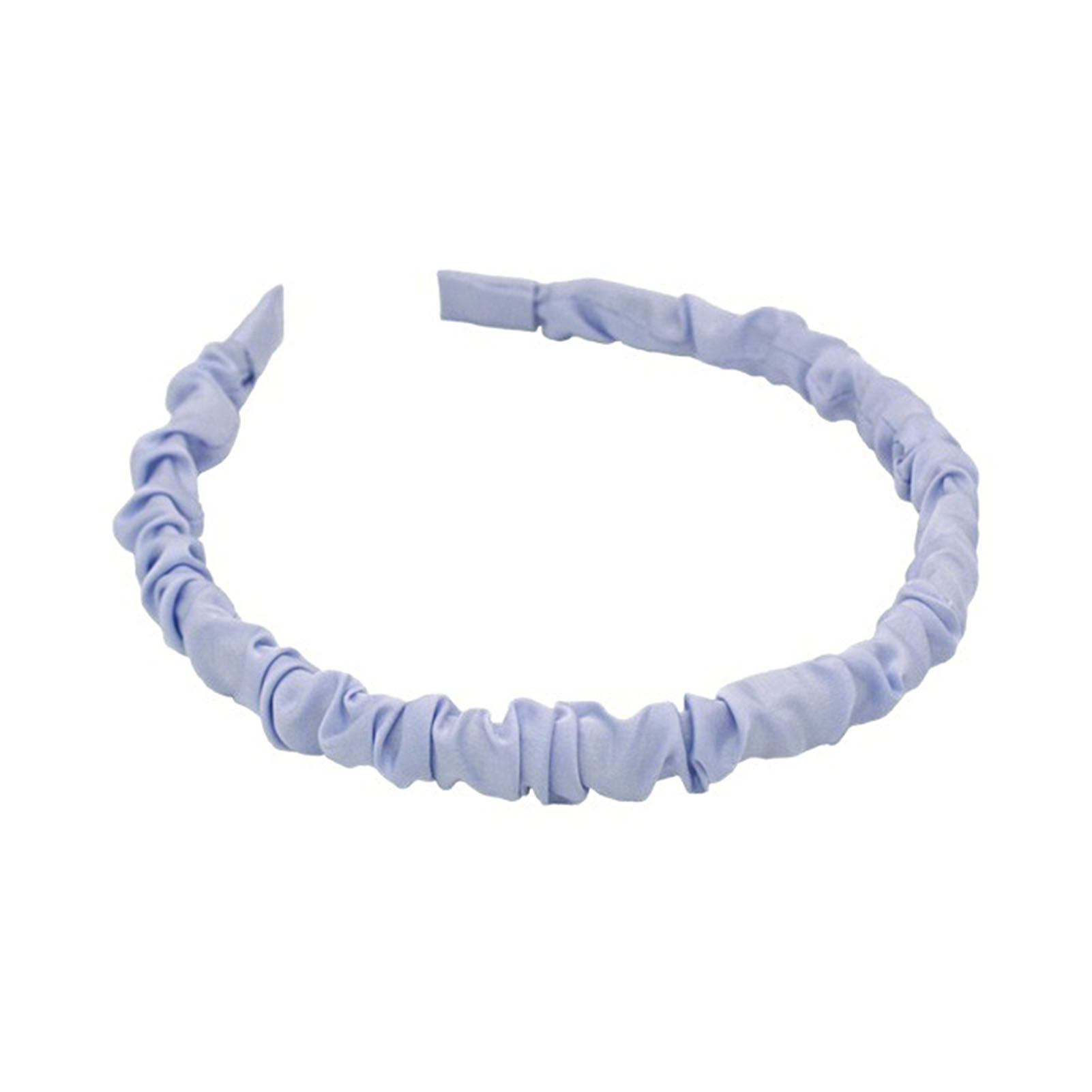 Temacd Satin Pleated Fabric Hair Hoop Smooth Headband Hair Accessories ...