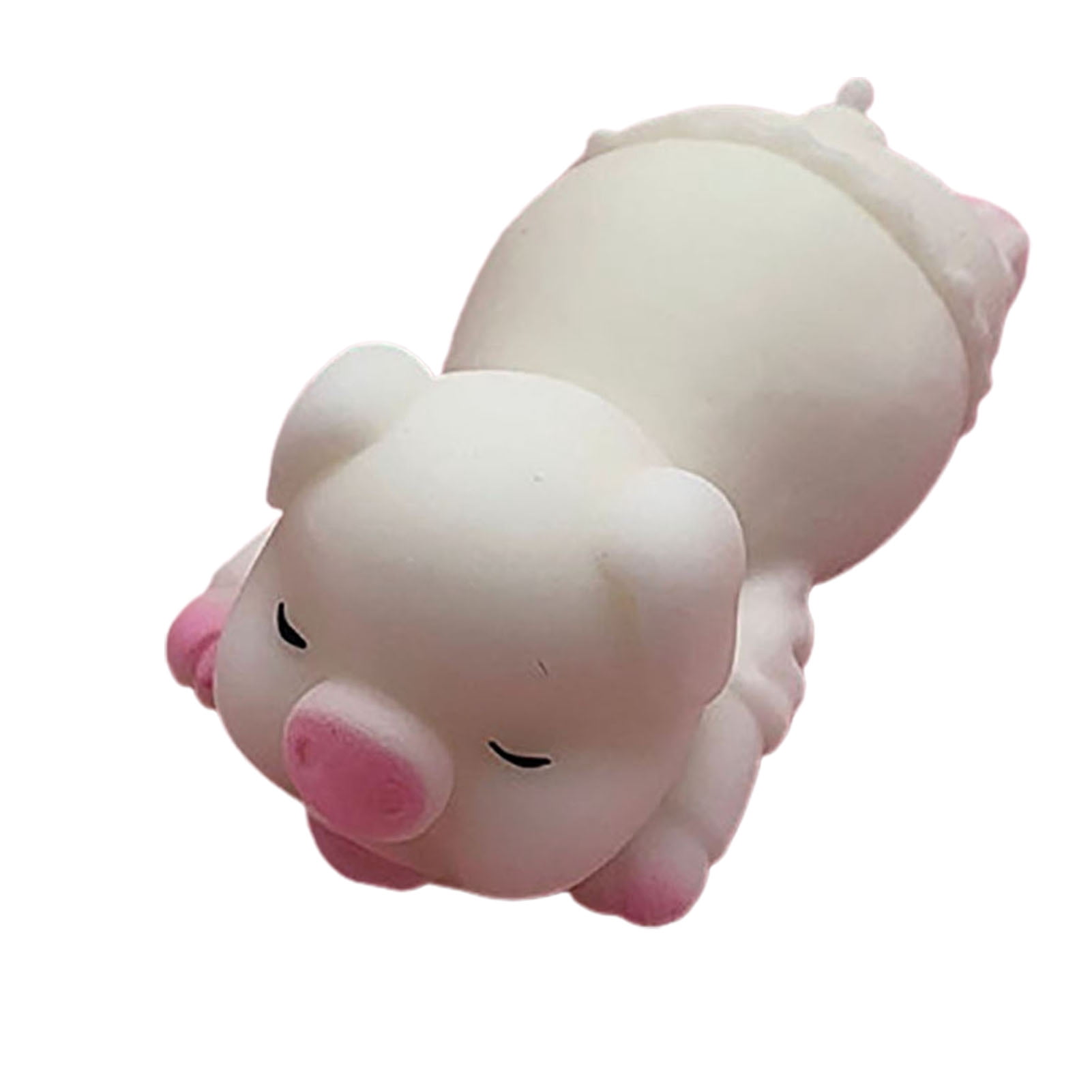 Temacd Toy Soft Pig Shape Decompression Animal Squeeze Toy for Children,White - Walmart.com