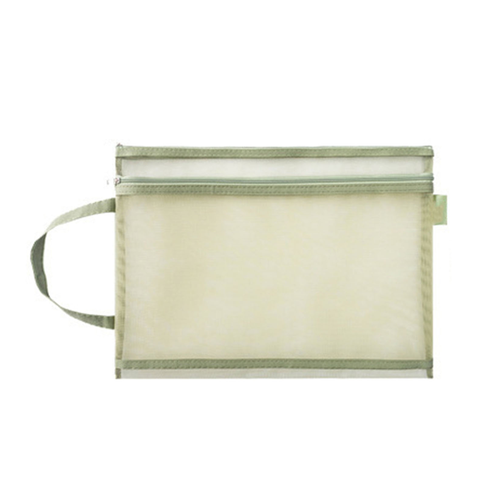 Temacd Transparent File Holder File Container with Lanyard Zipper ...