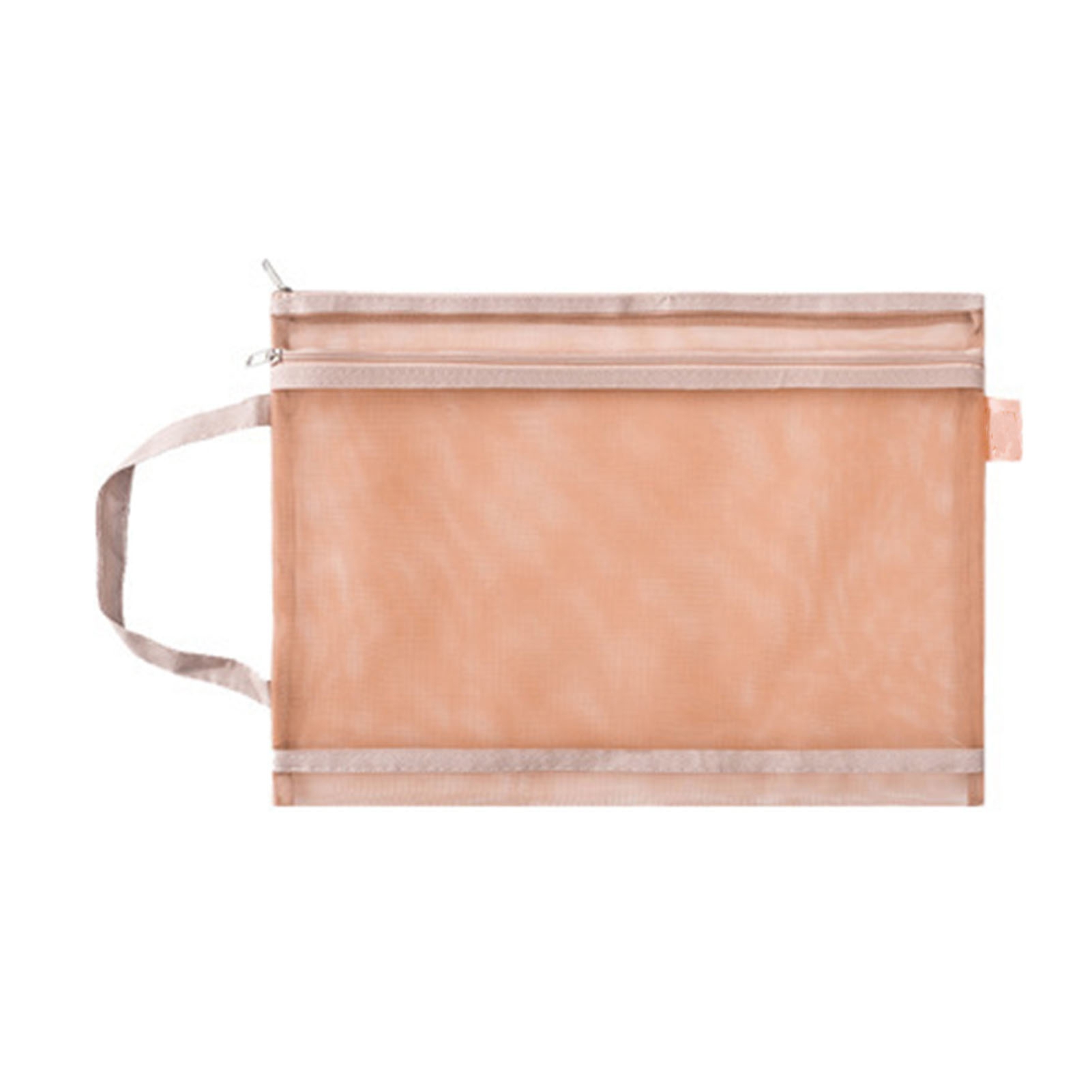 Temacd Transparent File Holder File Container with Lanyard Zipper ...