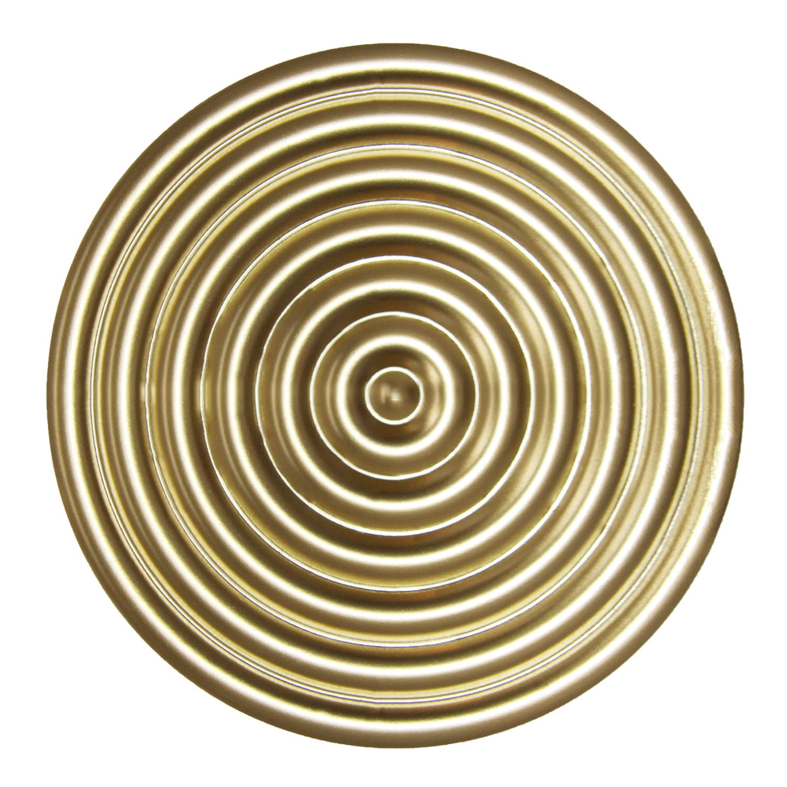 Temacd Wall Hanging Exquisite Golden Metal Round Wall Disc House ...