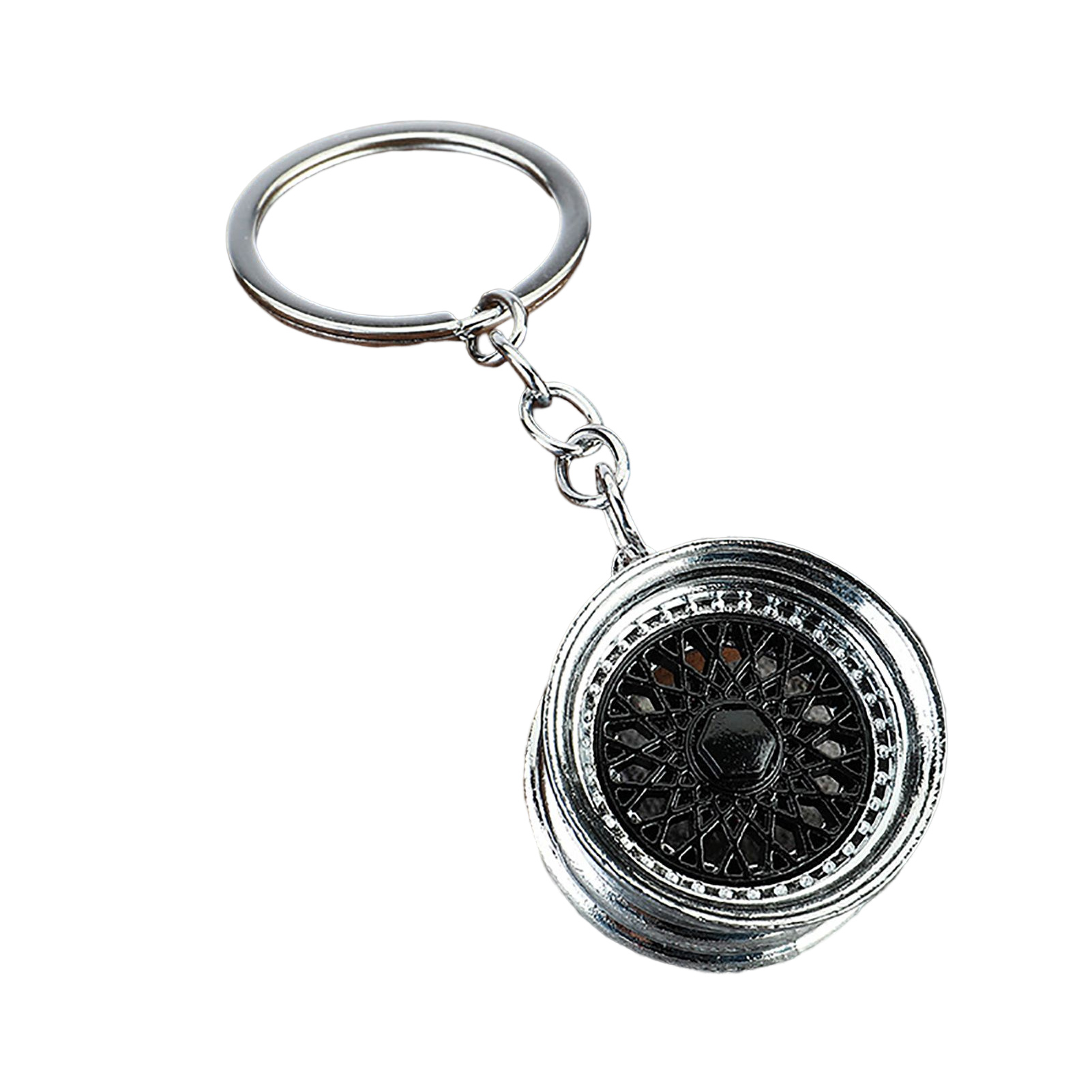 Temacd Wheel Rim Keychain Cool 3D Zinc Alloy Multi-colored Auto Parts ...