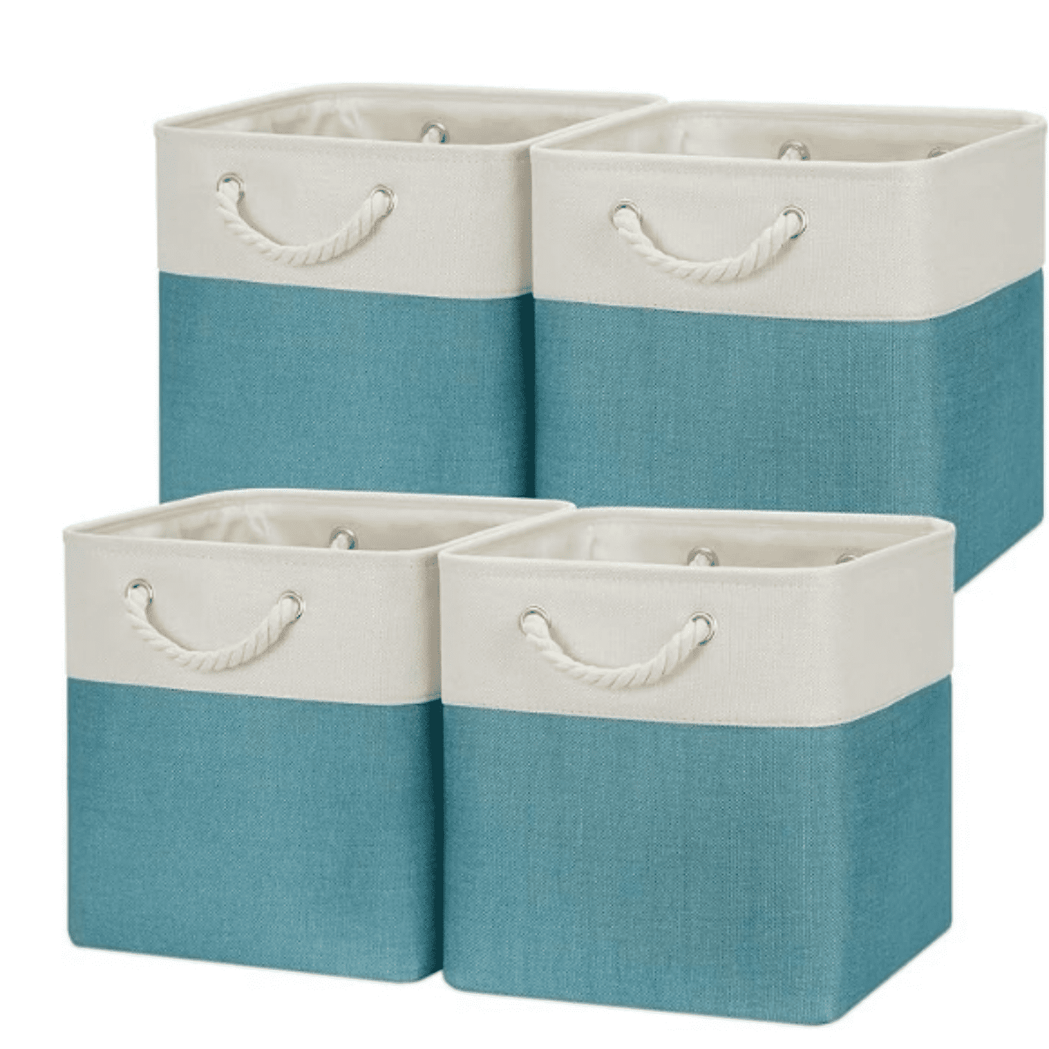 Temary Cubes Storage Baskets 12 Inch Cube Storage Bins for Shelf ...