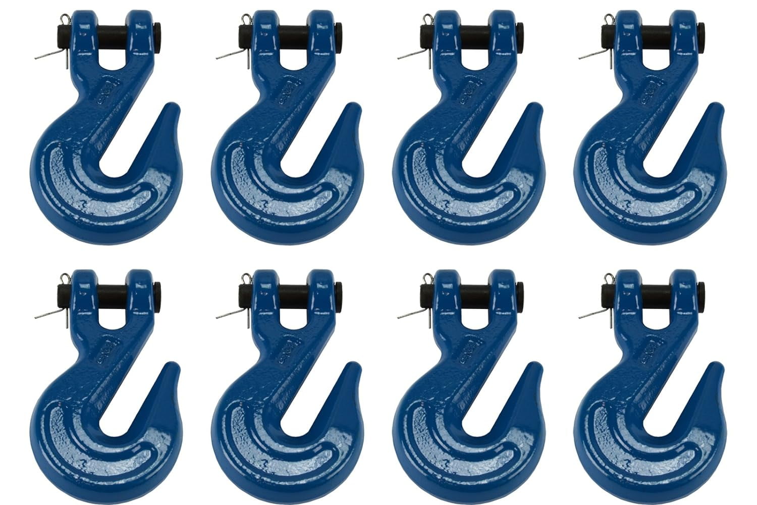 TEMCo 8 Lot 3/8" Chain Grab Hook Pin Clevis Rigging Tow Transport Truck ...