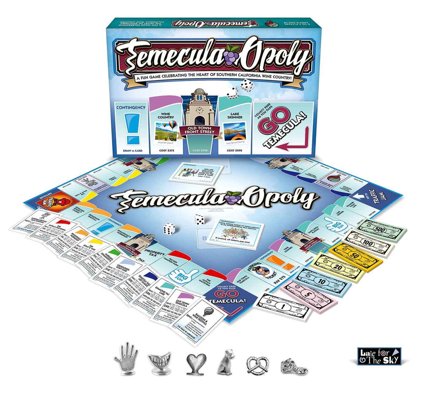 Late for the Sky Temecula Opoly Board Game - Walmart.com