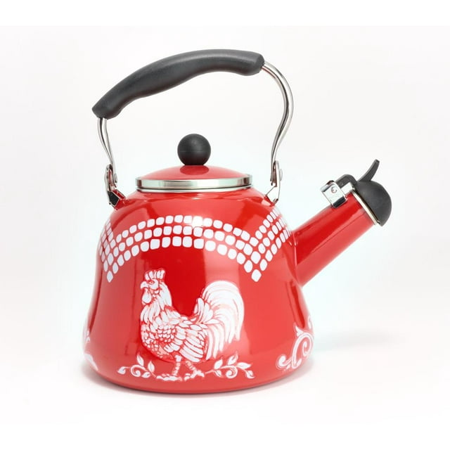 Open Box Temp-tations 2.3-qt Enamel on Steel Tea Kettle Model K85319 ...