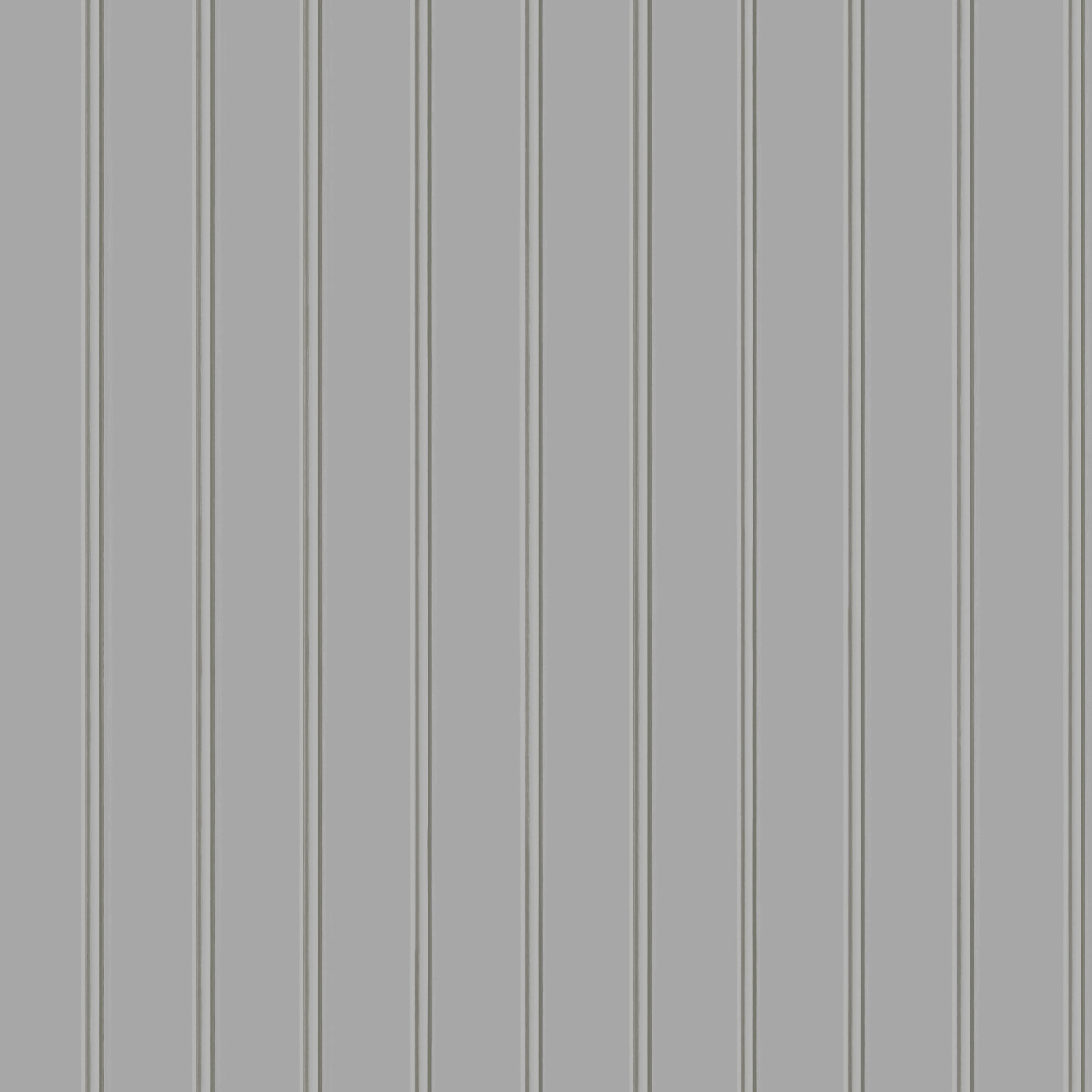 Tempaper Grey Beadboard Peel and Stick Wallpaper, 20.5 x 16.5 Ft ...