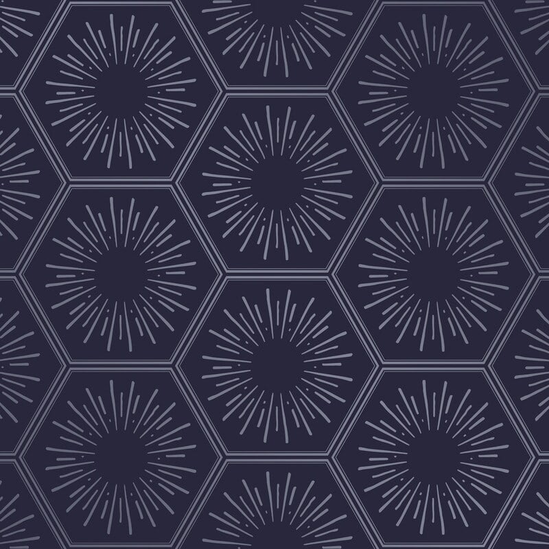 Tempaper Hello Sunshine Metallic Royal Blue Peel and Stick Wallpaper ...