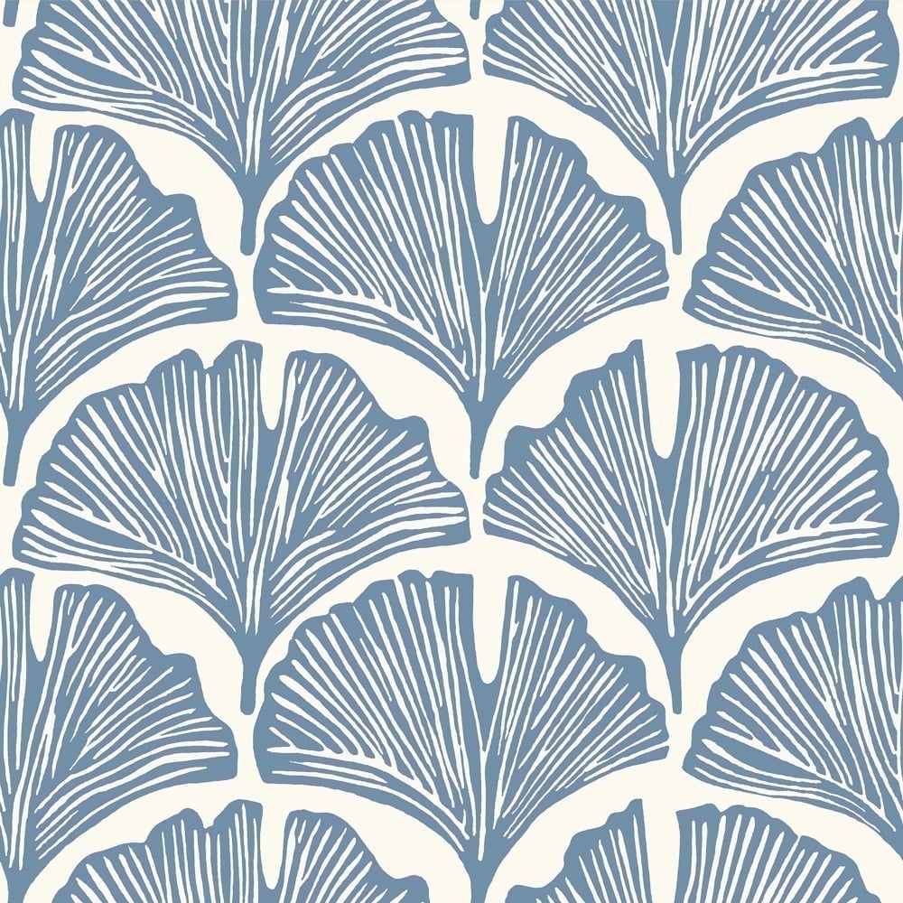 Tempaper x Novogratz Blue Feather Palm Peel and Stick Wallpaper, 20.5 ...