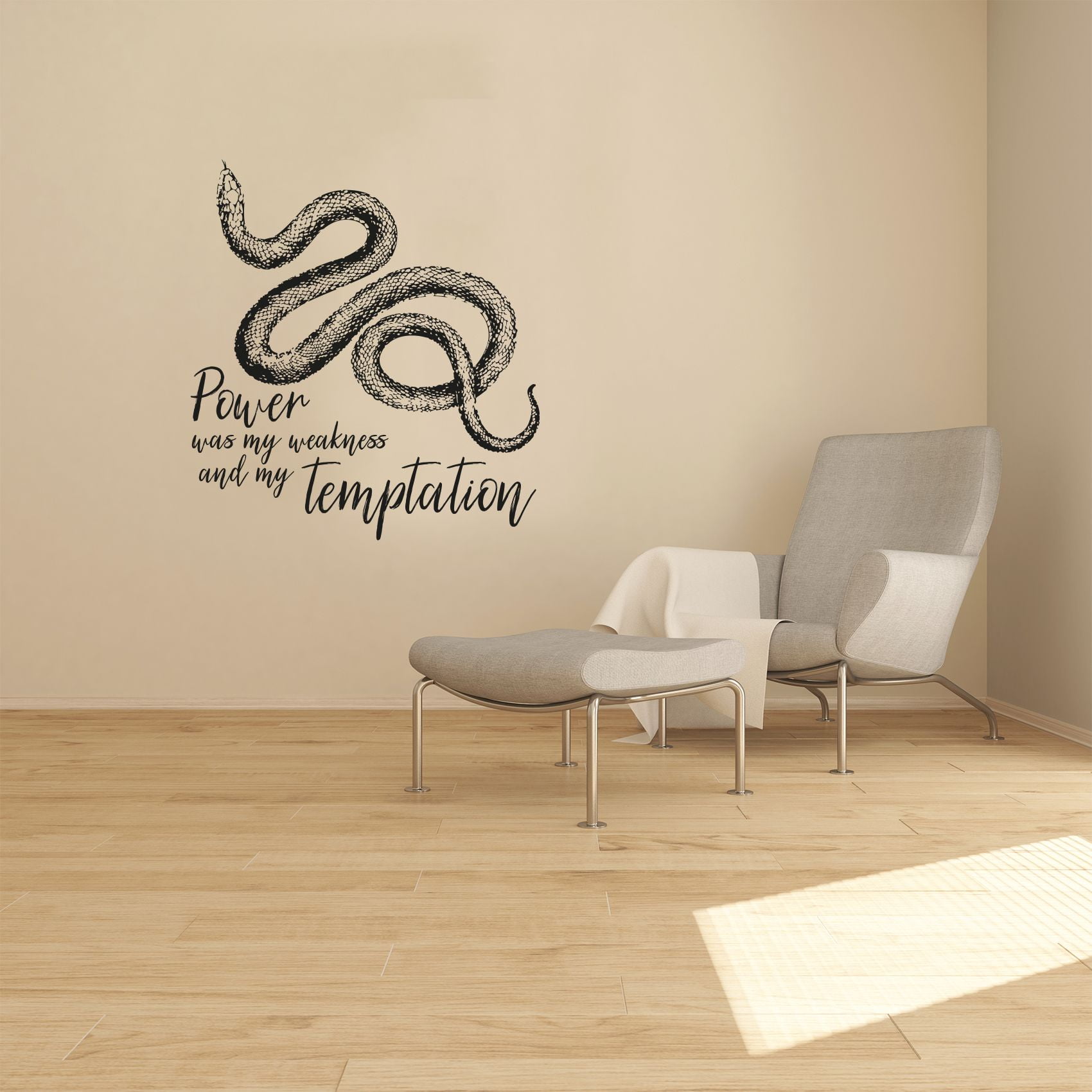Tempation Snake Snakes Motivation Quote Animal Animals Life Quotes Wall ...