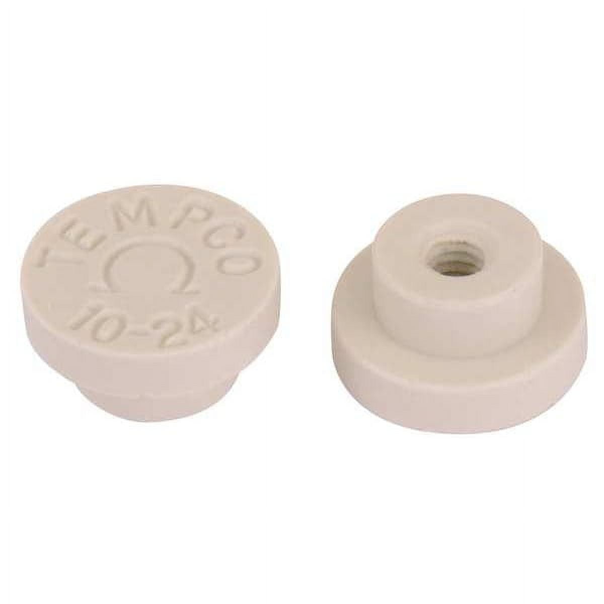 Tempco Ceramic Terminal Caps,10-24Threads,PK10 CER-102-104 - Walmart.com